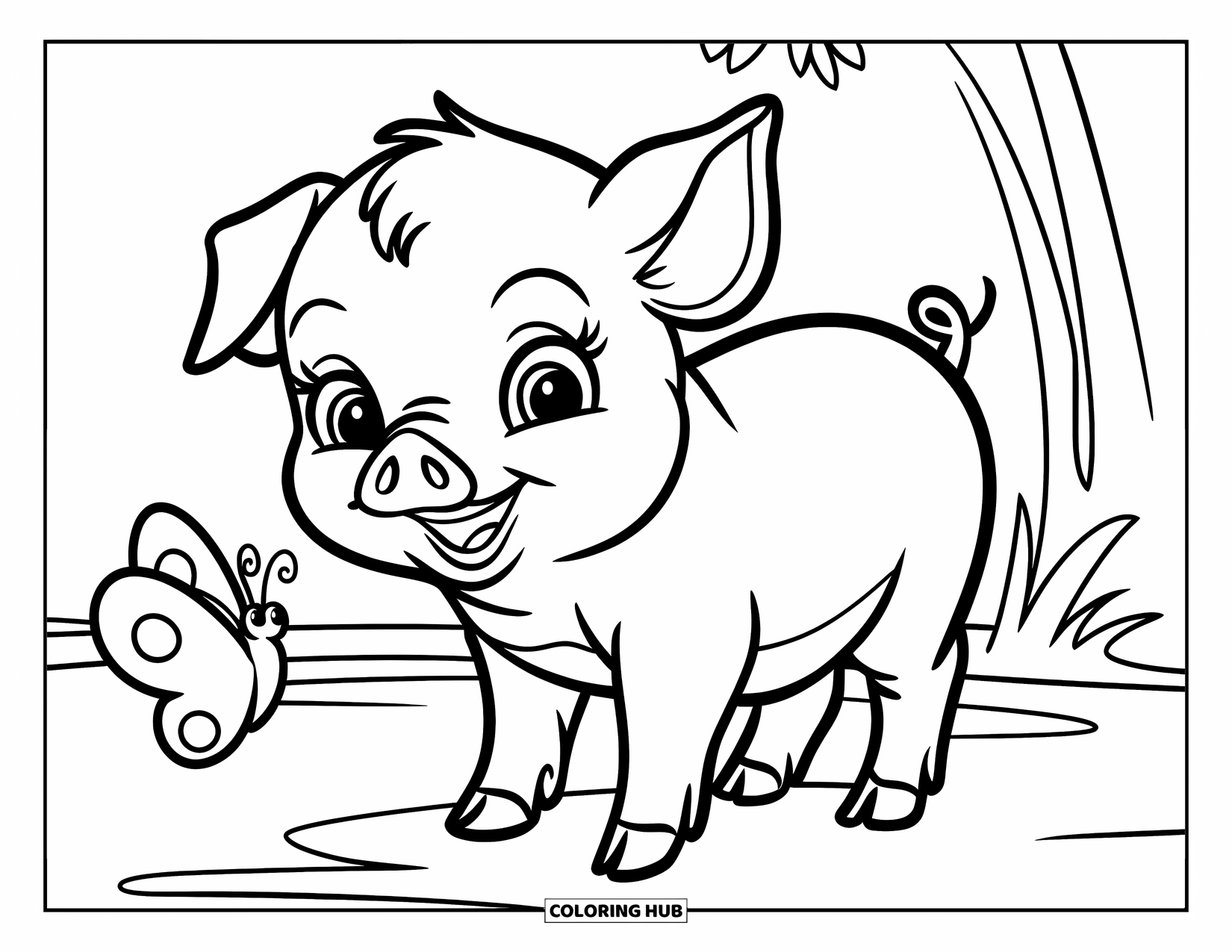 165+ Baby Animal Coloring Pages for Kids & Adults (Free Printable PDFs)