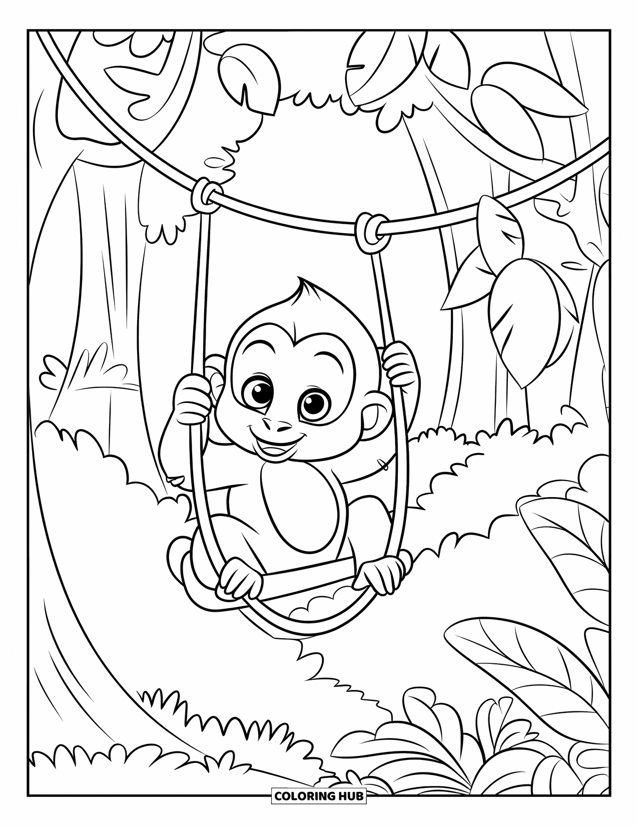 165+ Baby Animal Coloring Pages for Kids & Adults (Free Printable PDFs)