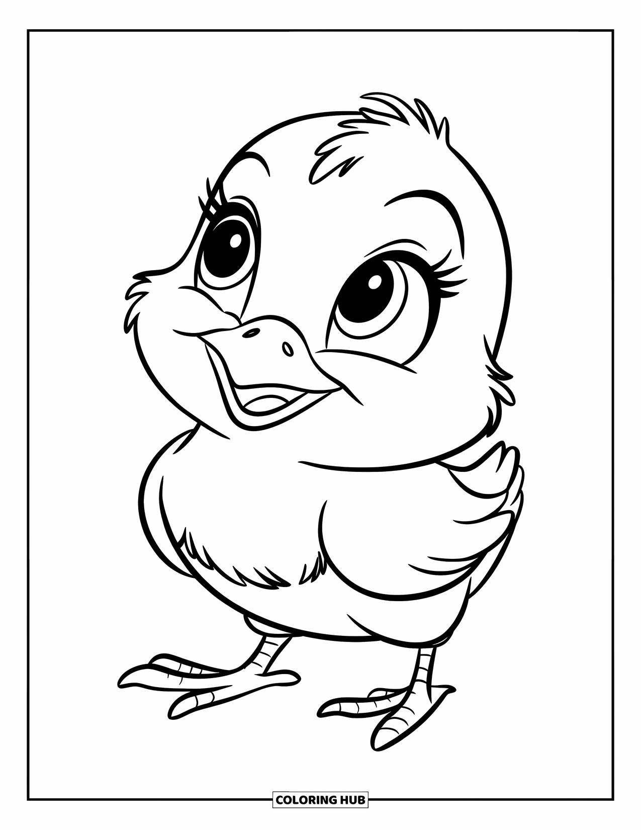165+ Baby Animal Coloring Pages for Kids & Adults (Free Printable PDFs)