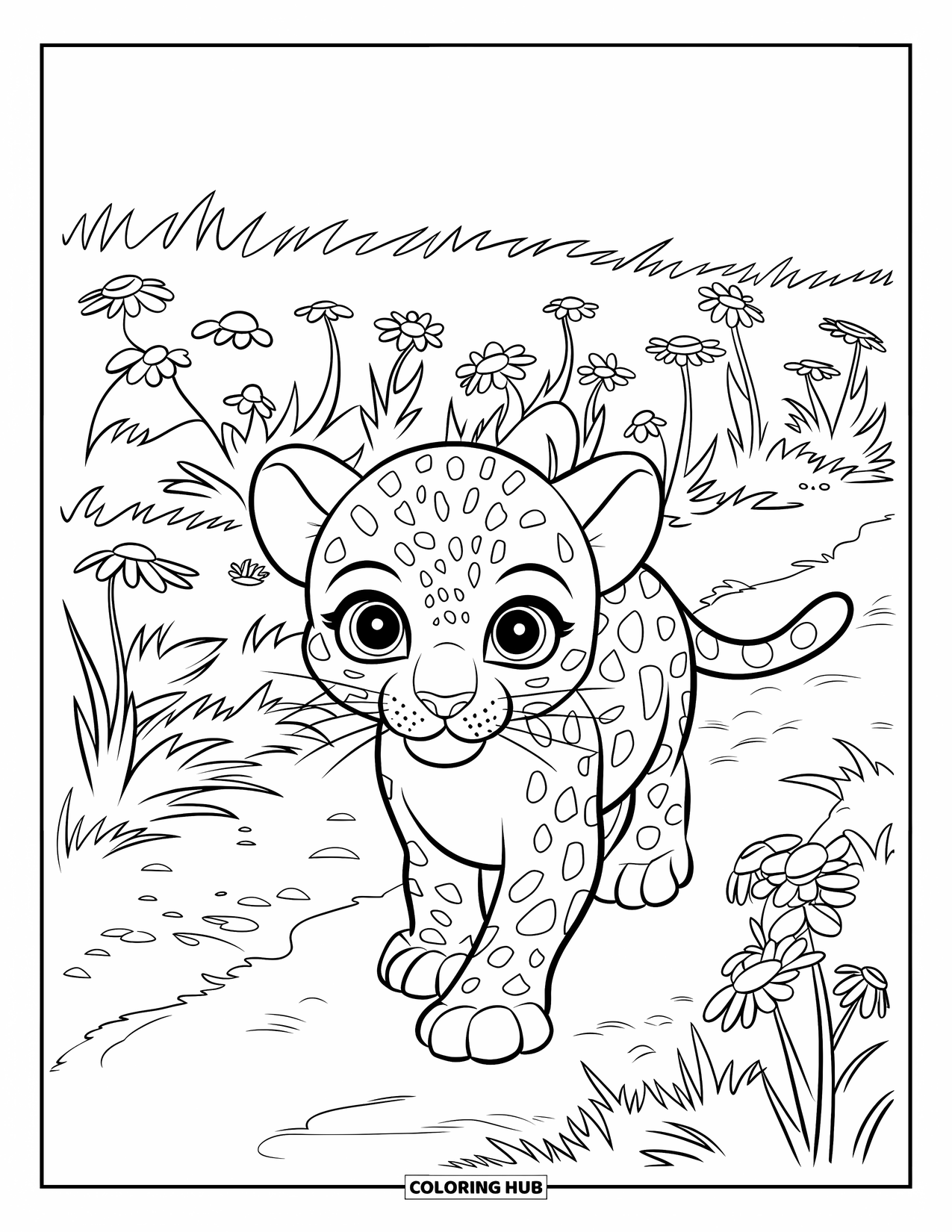 165+ Baby Animal Coloring Pages for Kids & Adults (Free Printable PDFs)