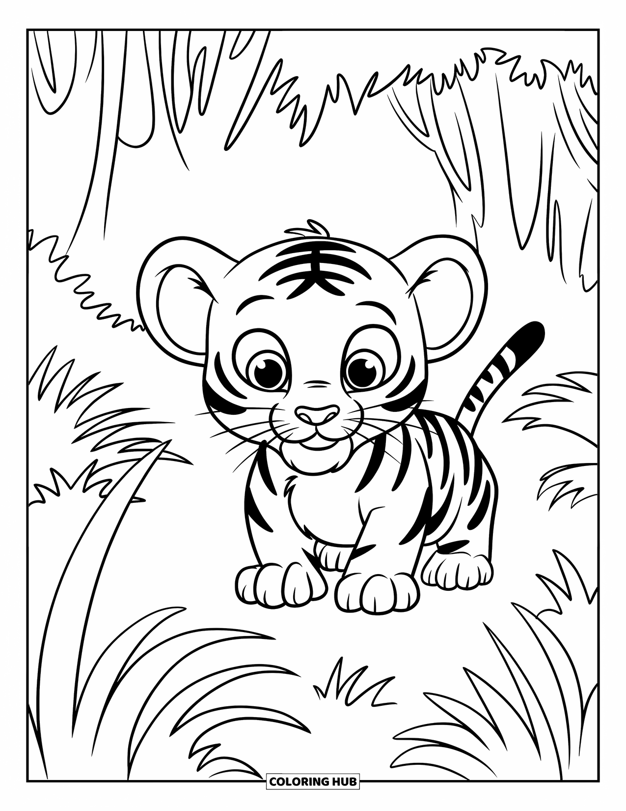 165+ Baby Animal Coloring Pages for Kids & Adults (Free Printable PDFs)