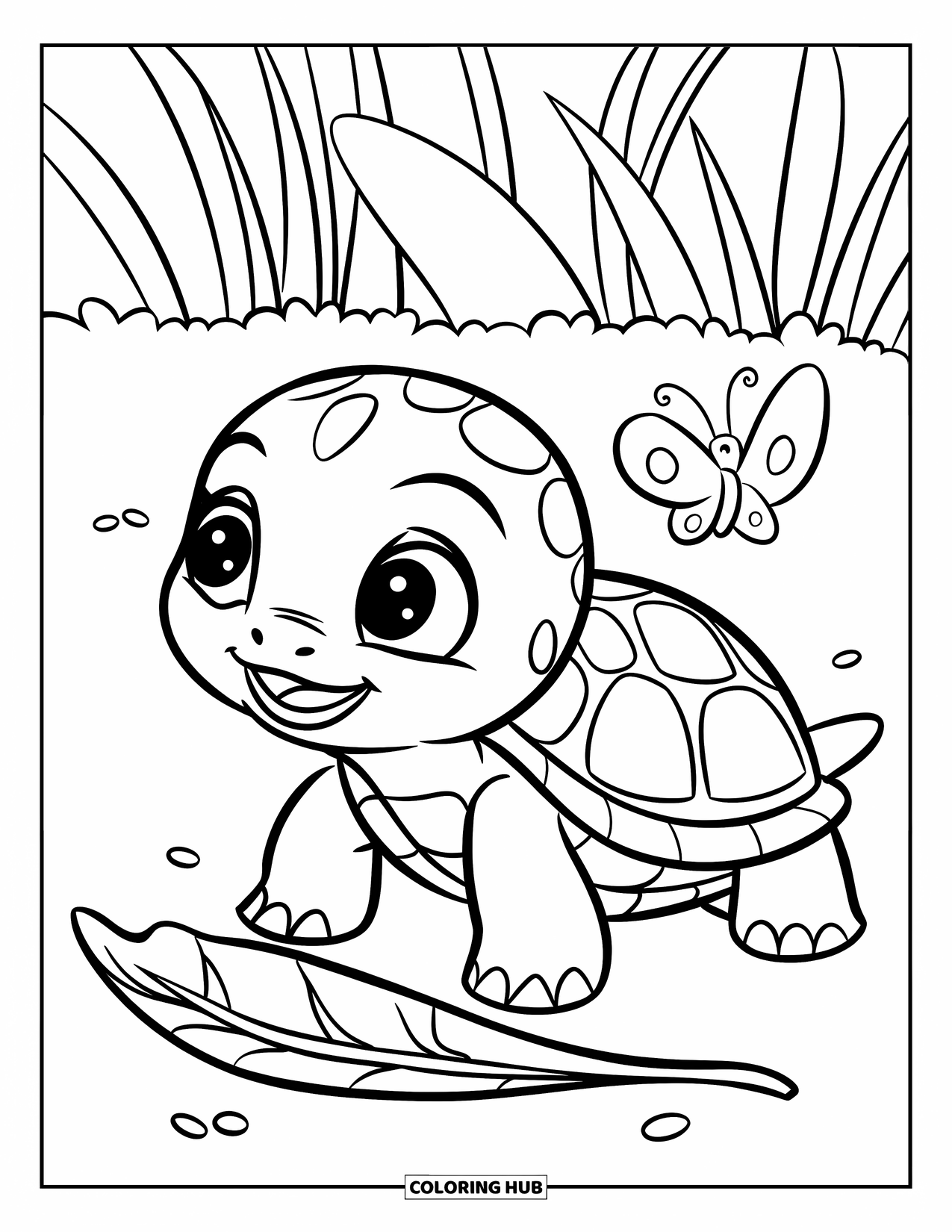 165+ Baby Animal Coloring Pages for Kids & Adults (Free Printable PDFs)
