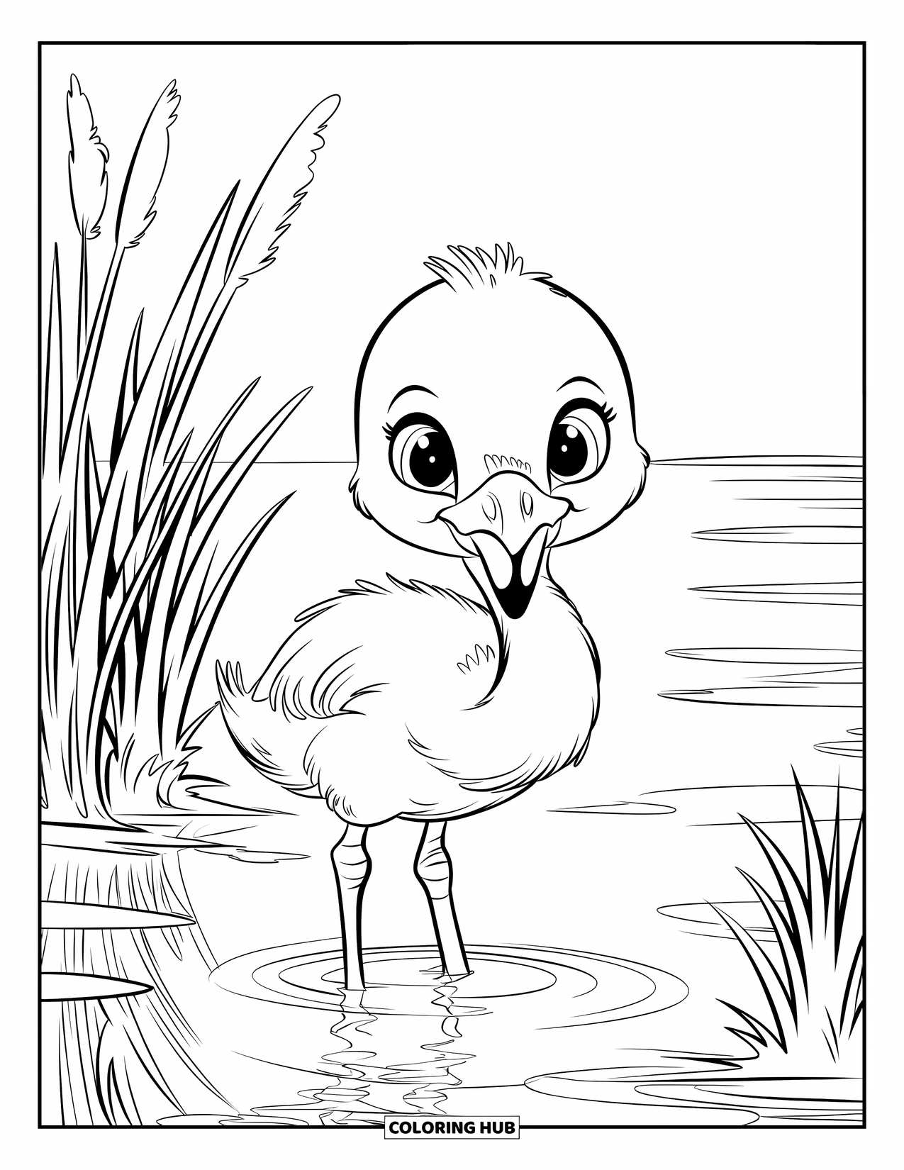 165+ Baby Animal Coloring Pages for Kids & Adults (Free Printable PDFs)
