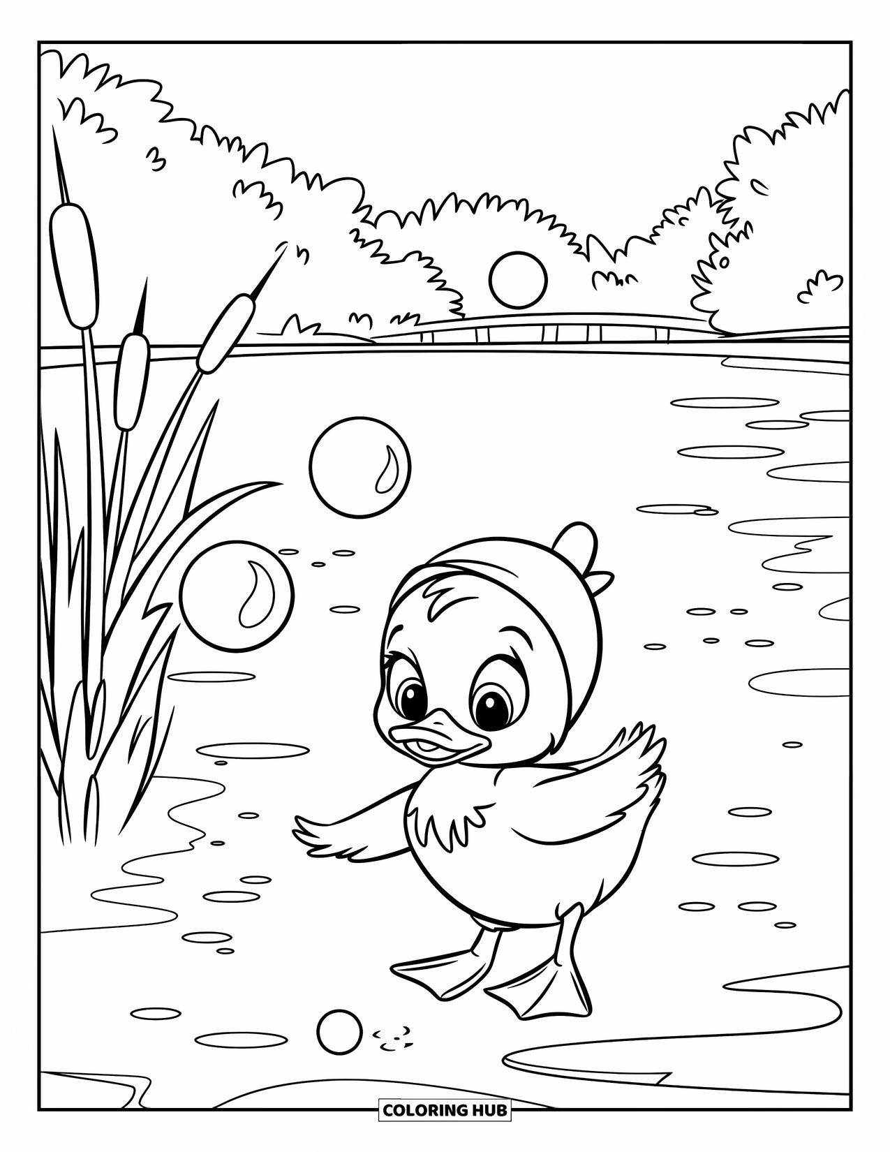90+ Baby Duck Coloring Pages for Kids & Adults (Free Printable PDFs)