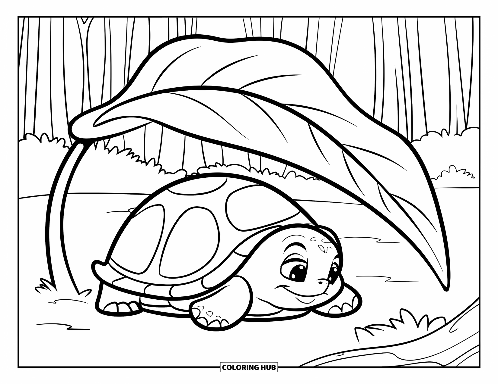 75+ Baby Turtle Coloring Pages for Kids & Adults (Free Printable PDFs)