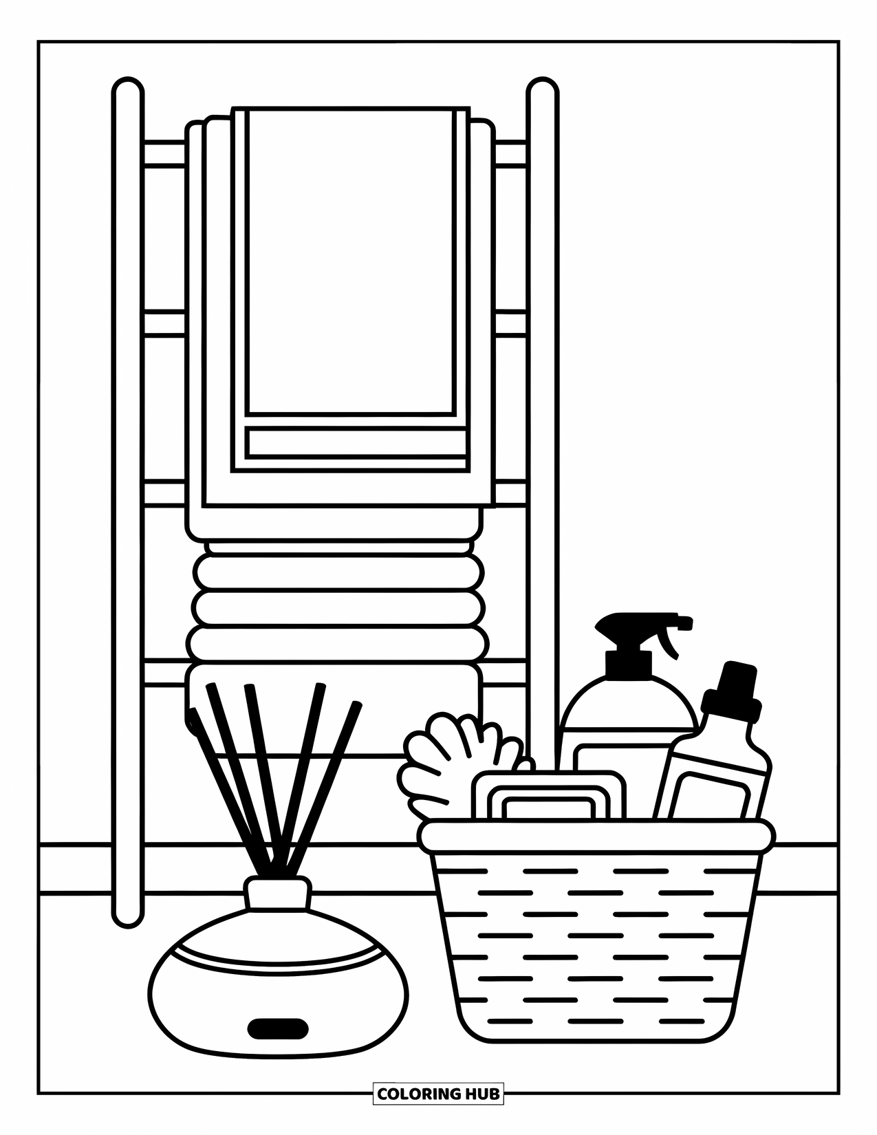 70+ Bathroom Coloring Pages for Kids & Adults (Free Printable PDFs)