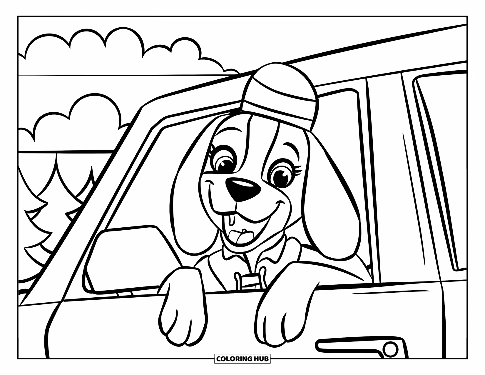 85+ Beagle Coloring Pages for Kids & Adults (Free Printable PDFs)