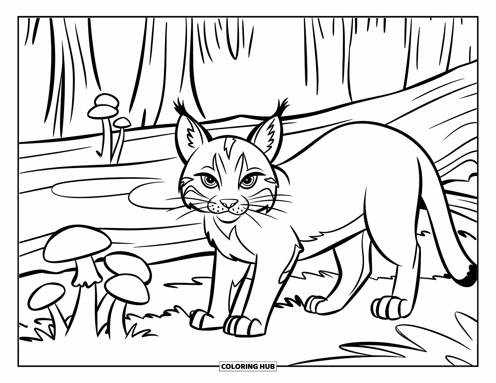 90+ Bobcat Coloring Pages for Kids & Adults (Free Printable PDFs)