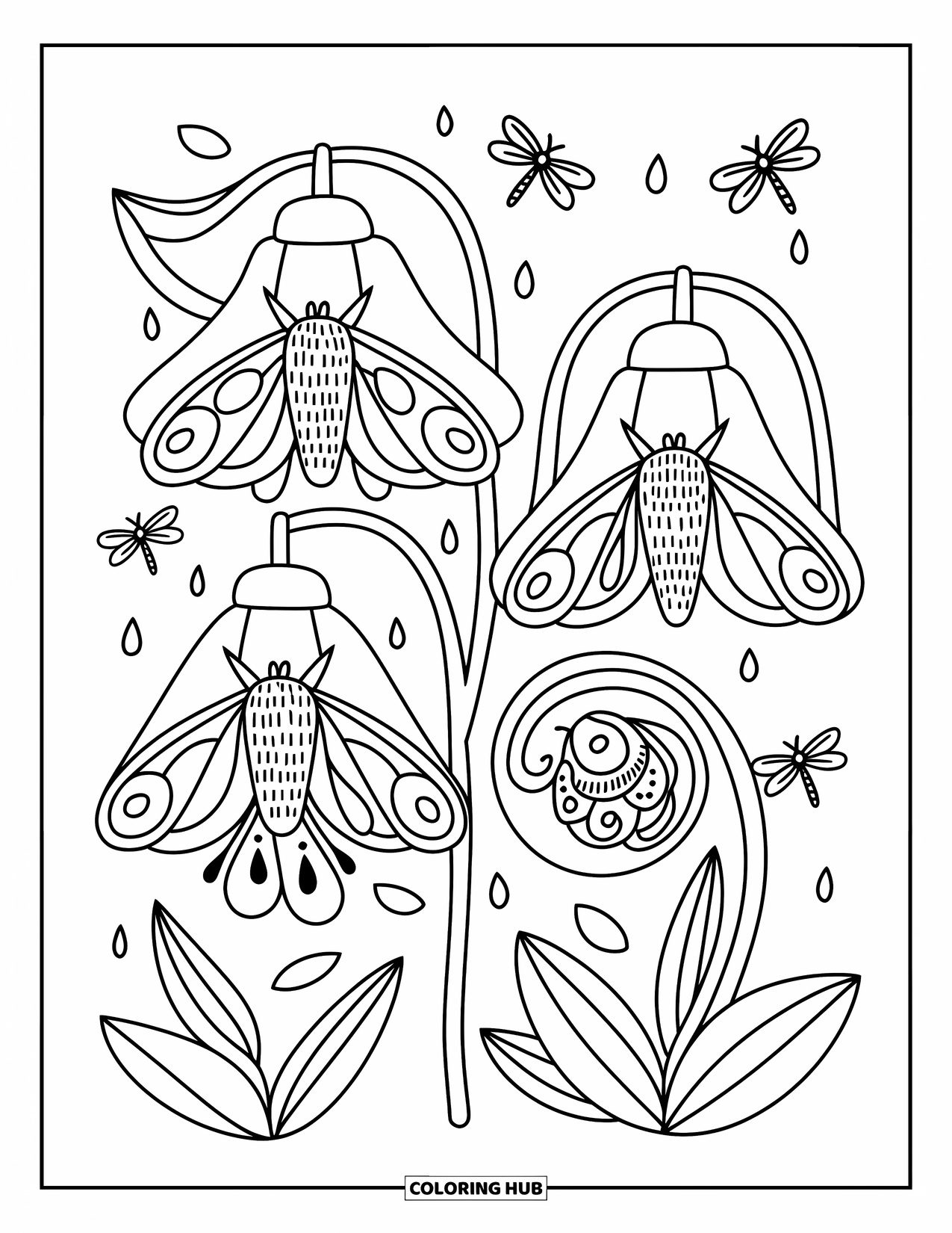 85+ Bug Coloring Pages for Kids & Adults (Free Printable PDFs)