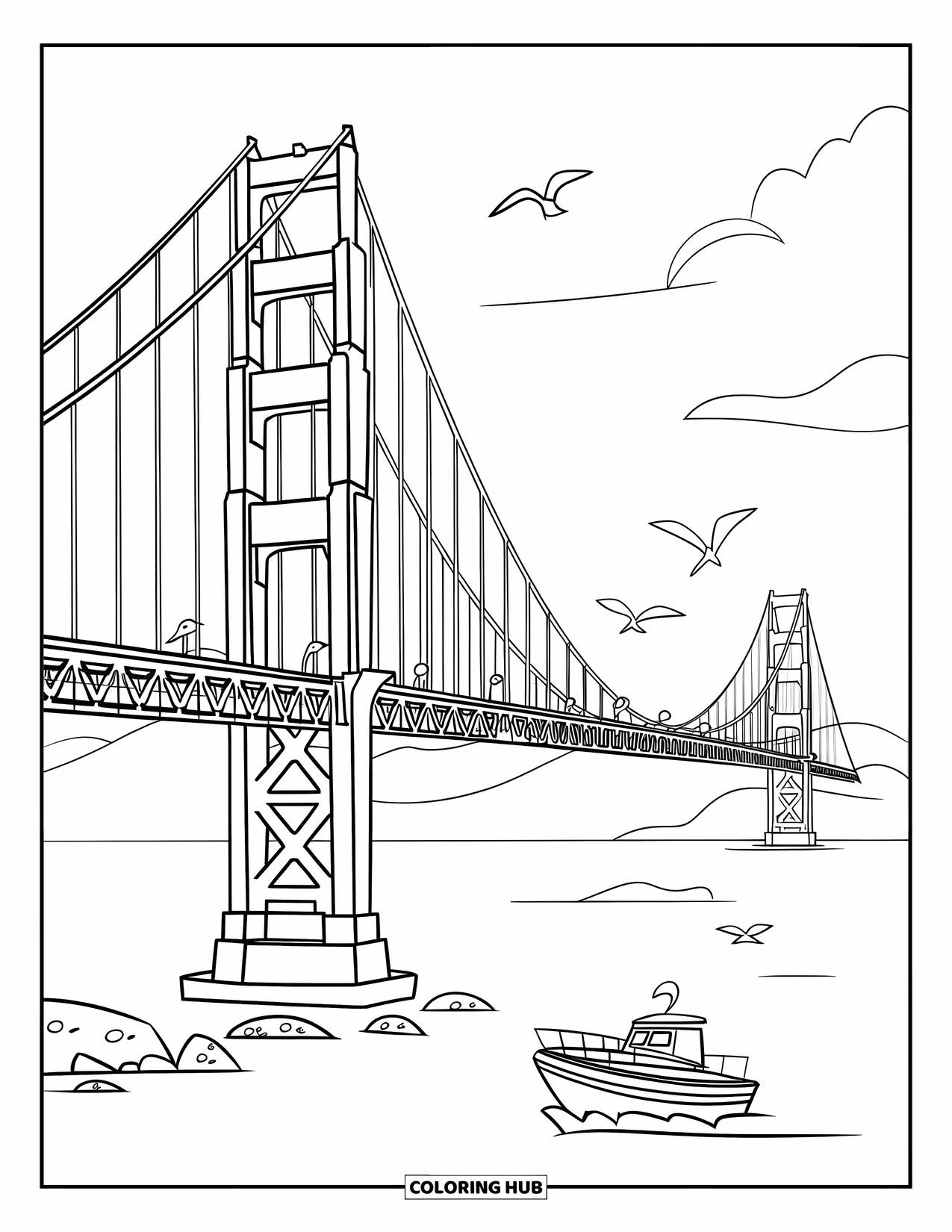 80+ California Coloring Pages for Kids & Adults (Free Printable PDFs)