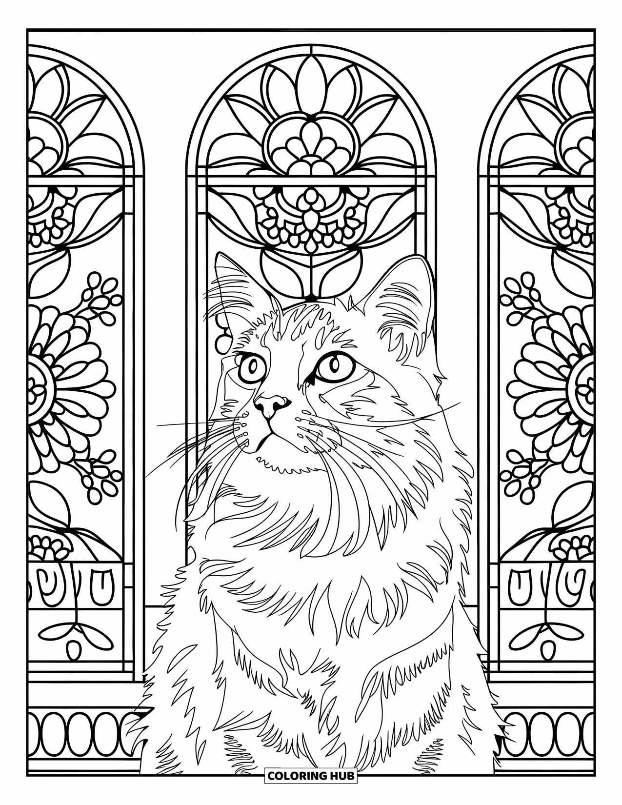 75+ Cat Mandala Coloring Pages for Kids & Adults (Free Printable PDFs)