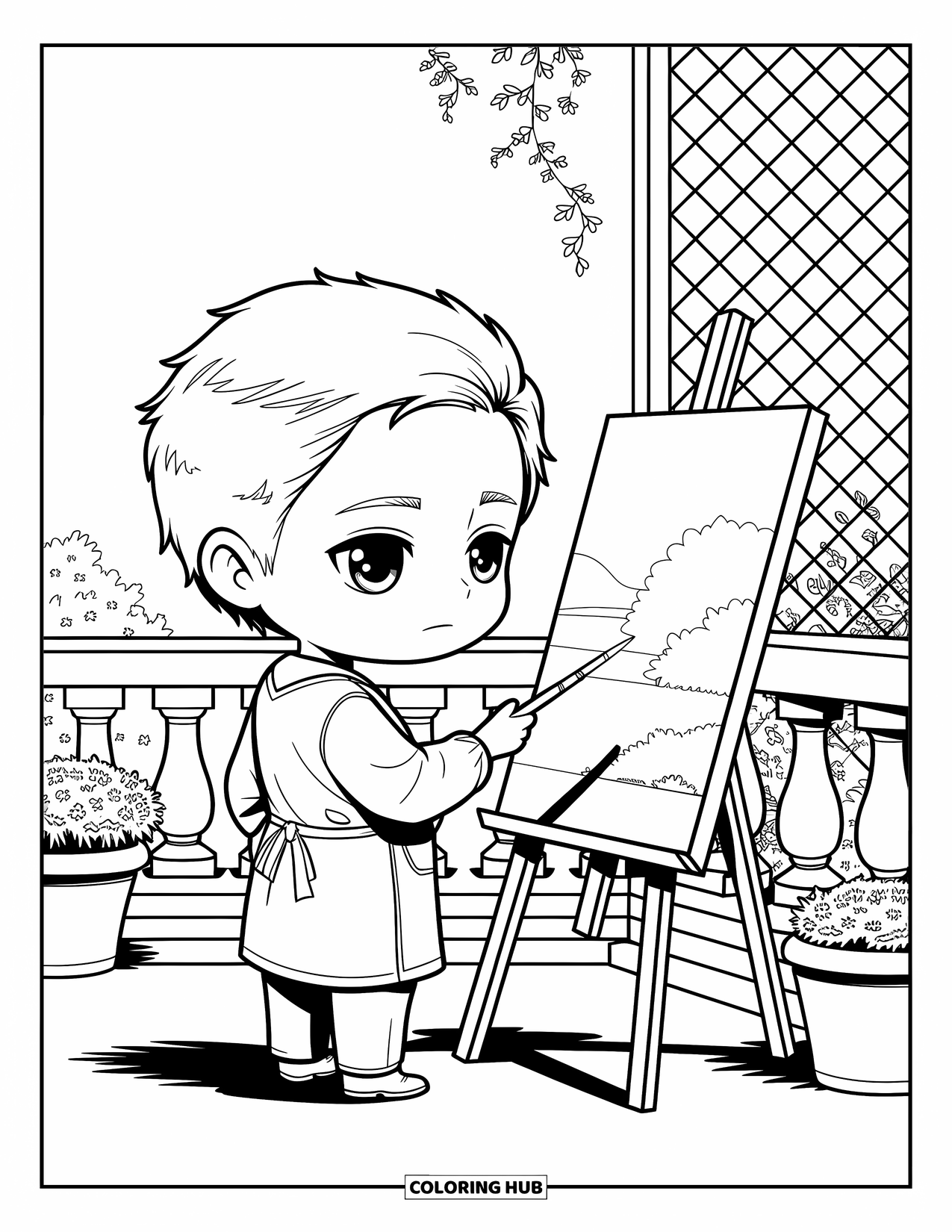 100+ Chibi Coloring Pages for Kids & Adults (Free Printable PDFs)