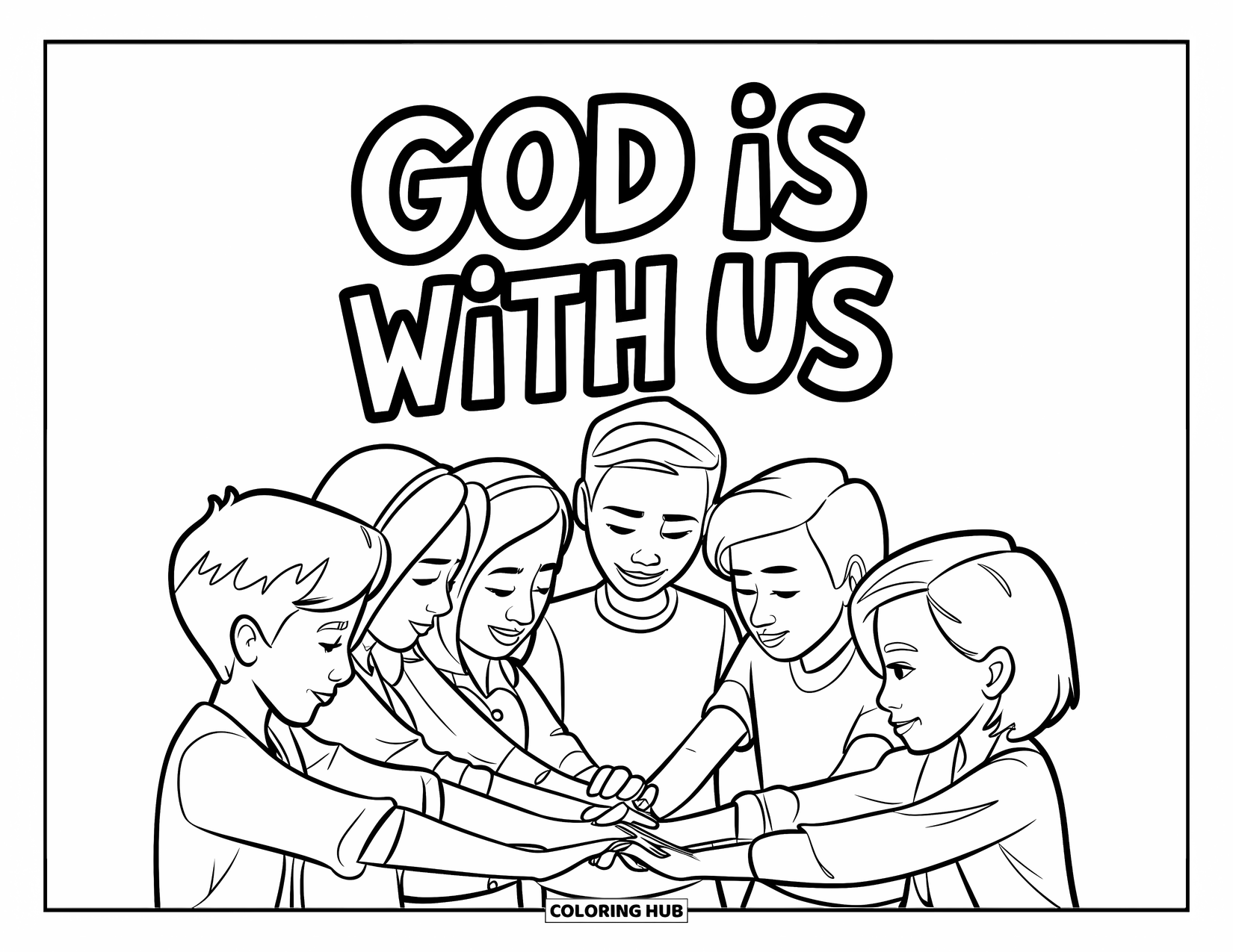 90+ Christian Coloring Pages for Kids & Adults (Free Printable PDFs)
