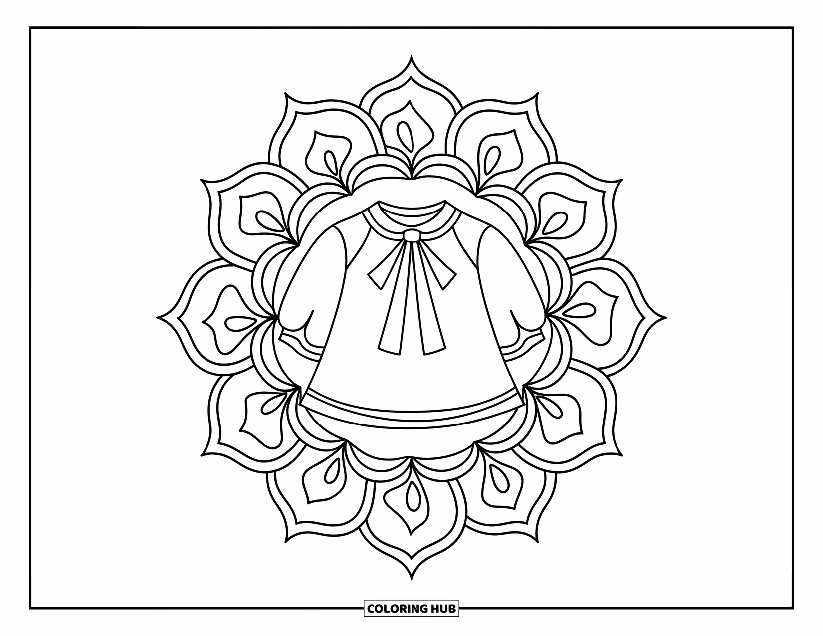 70+ Clothes Coloring Pages for Kids & Adults (Free Printable PDFs)