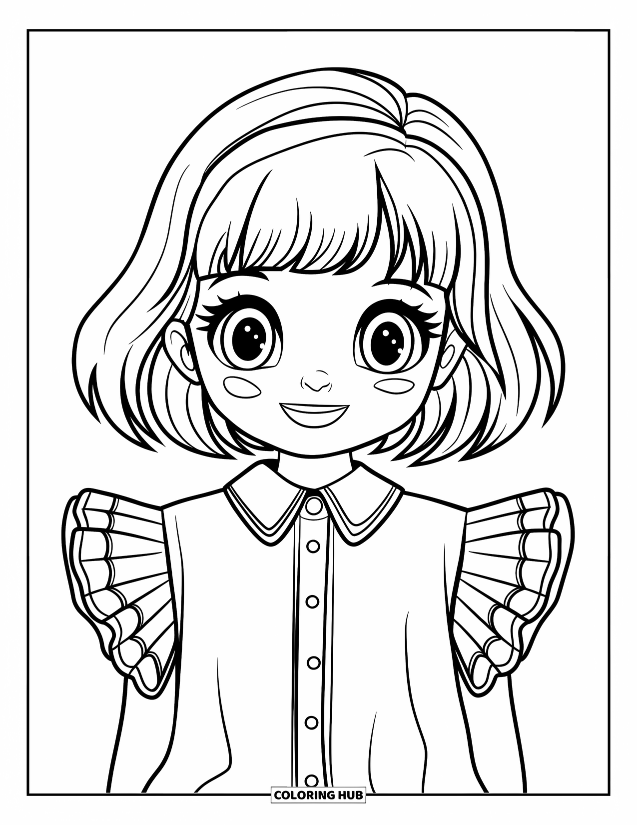 70+ Clothes Coloring Pages for Kids & Adults (Free Printable PDFs)
