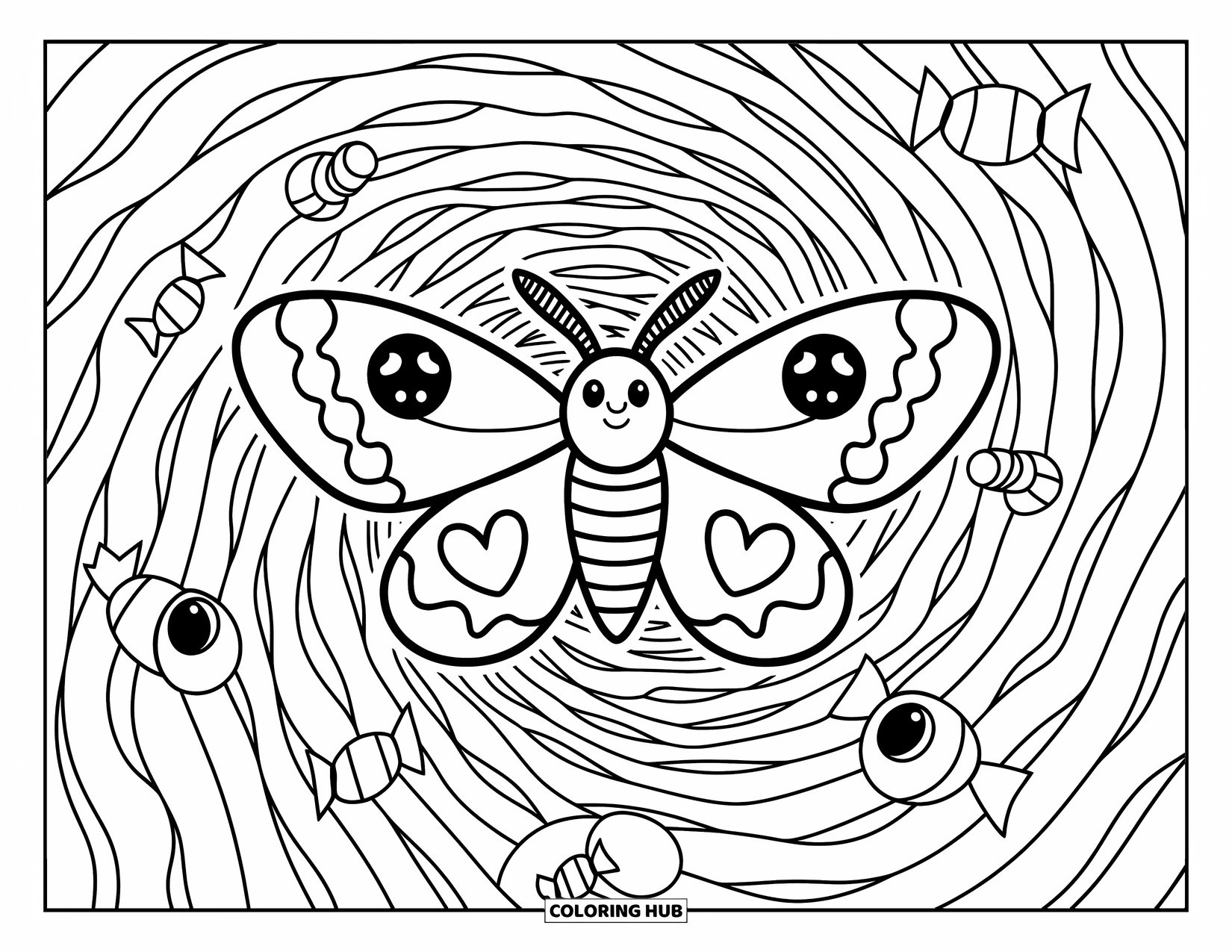 115+ Creepy Trippy Coloring Pages for Kids & Adults (Free Printable PDFs)