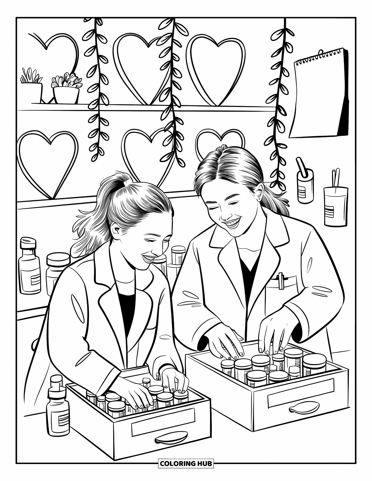 100+ Doctor Coloring Pages for Kids & Adults (Free Printable PDFs)