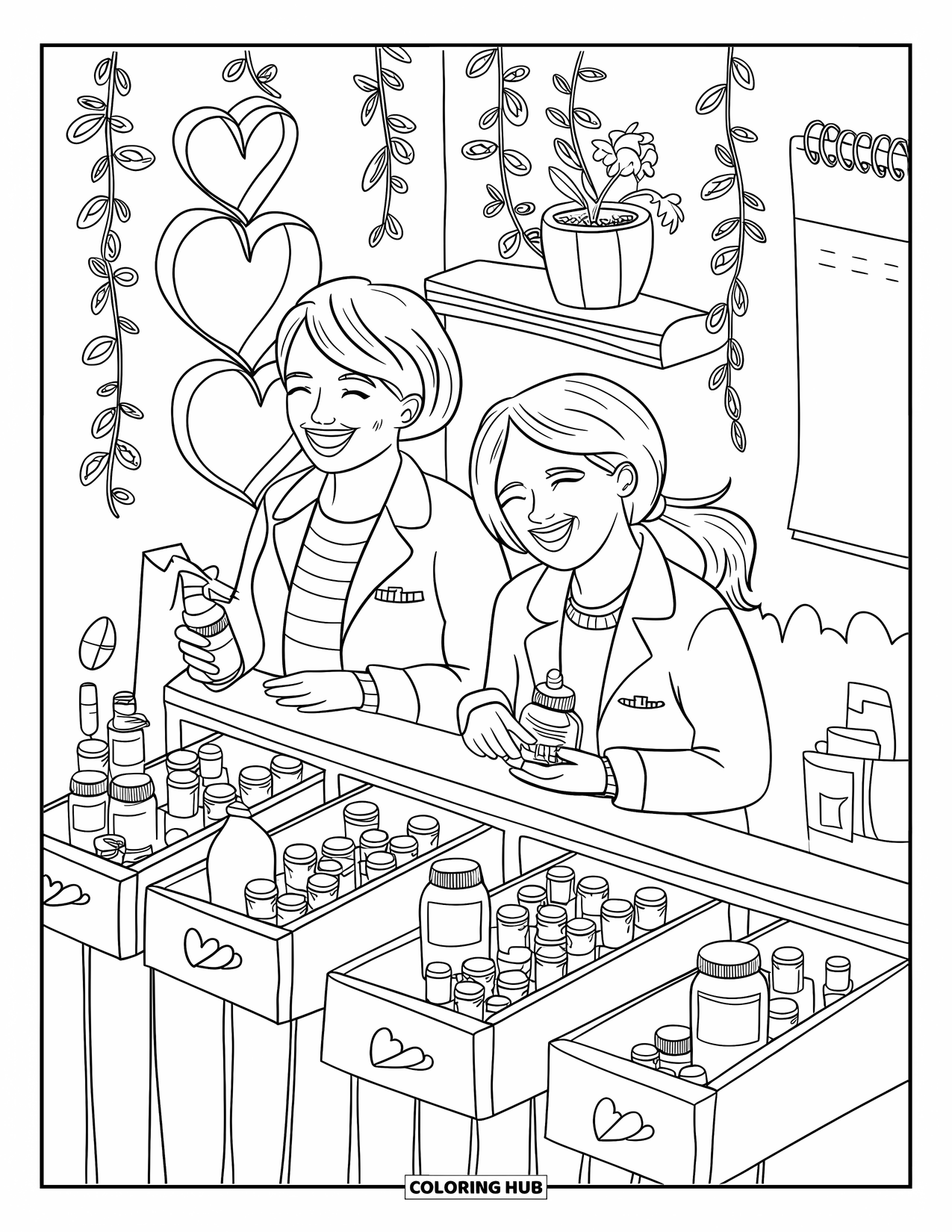 100+ Doctor Coloring Pages for Kids & Adults (Free Printable PDFs)