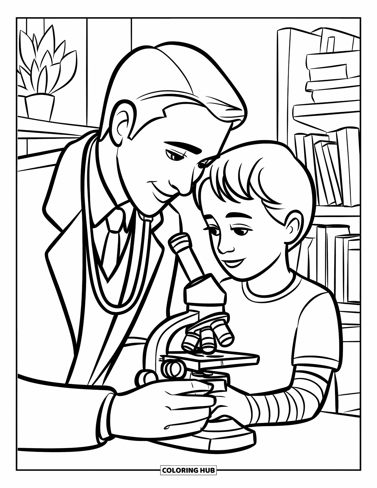 100+ Doctor Coloring Pages for Kids & Adults (Free Printable PDFs)