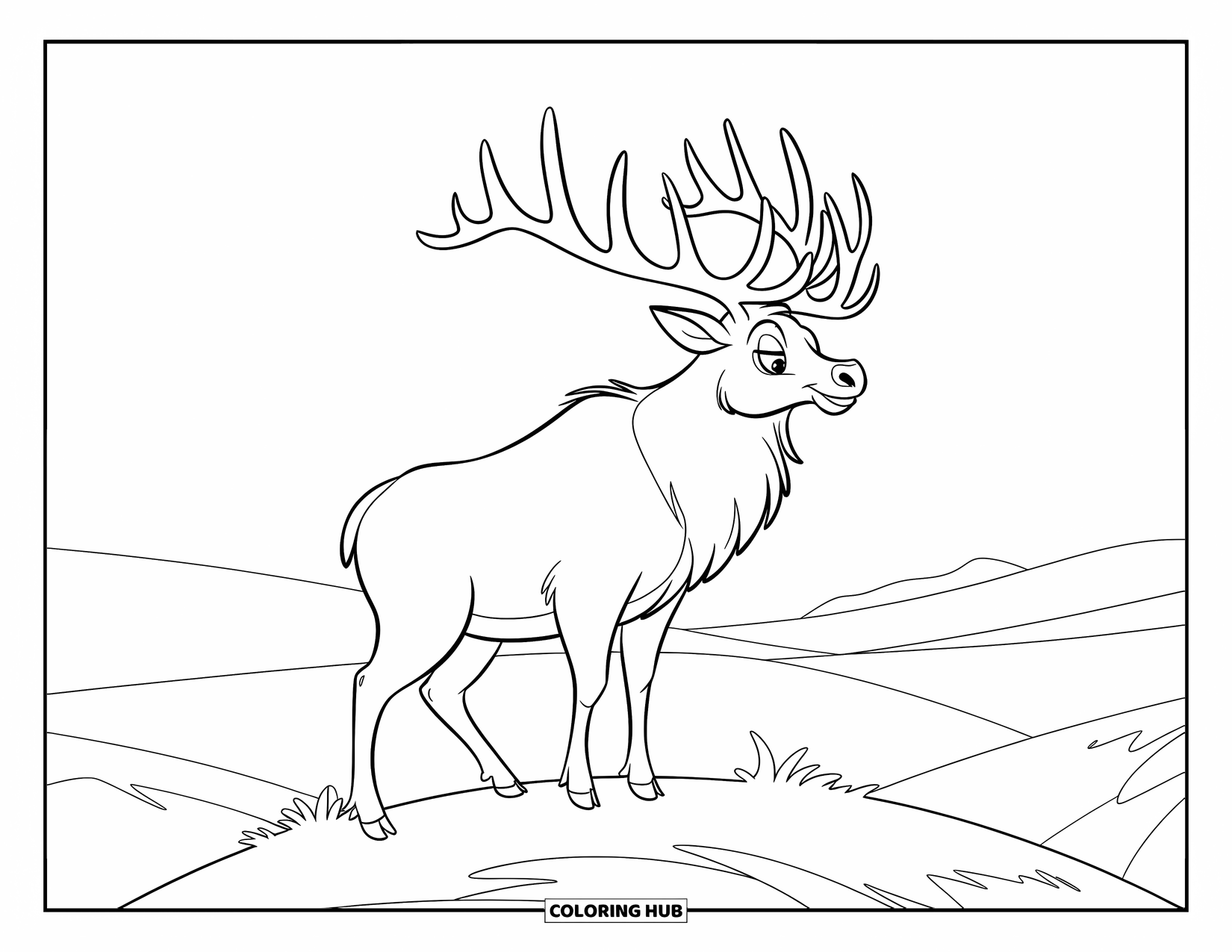 75+ Elk Coloring Pages for Kids & Adults (Free Printable PDFs)