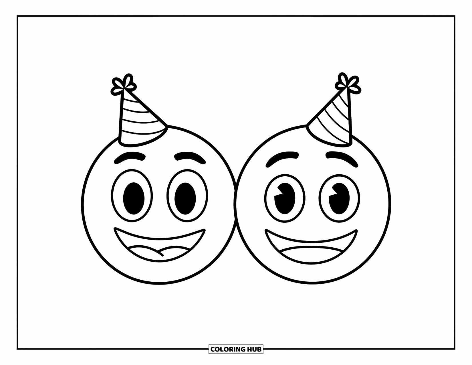 160+ Emoji Coloring Pages for Kids & Adults (Free Printable PDFs)