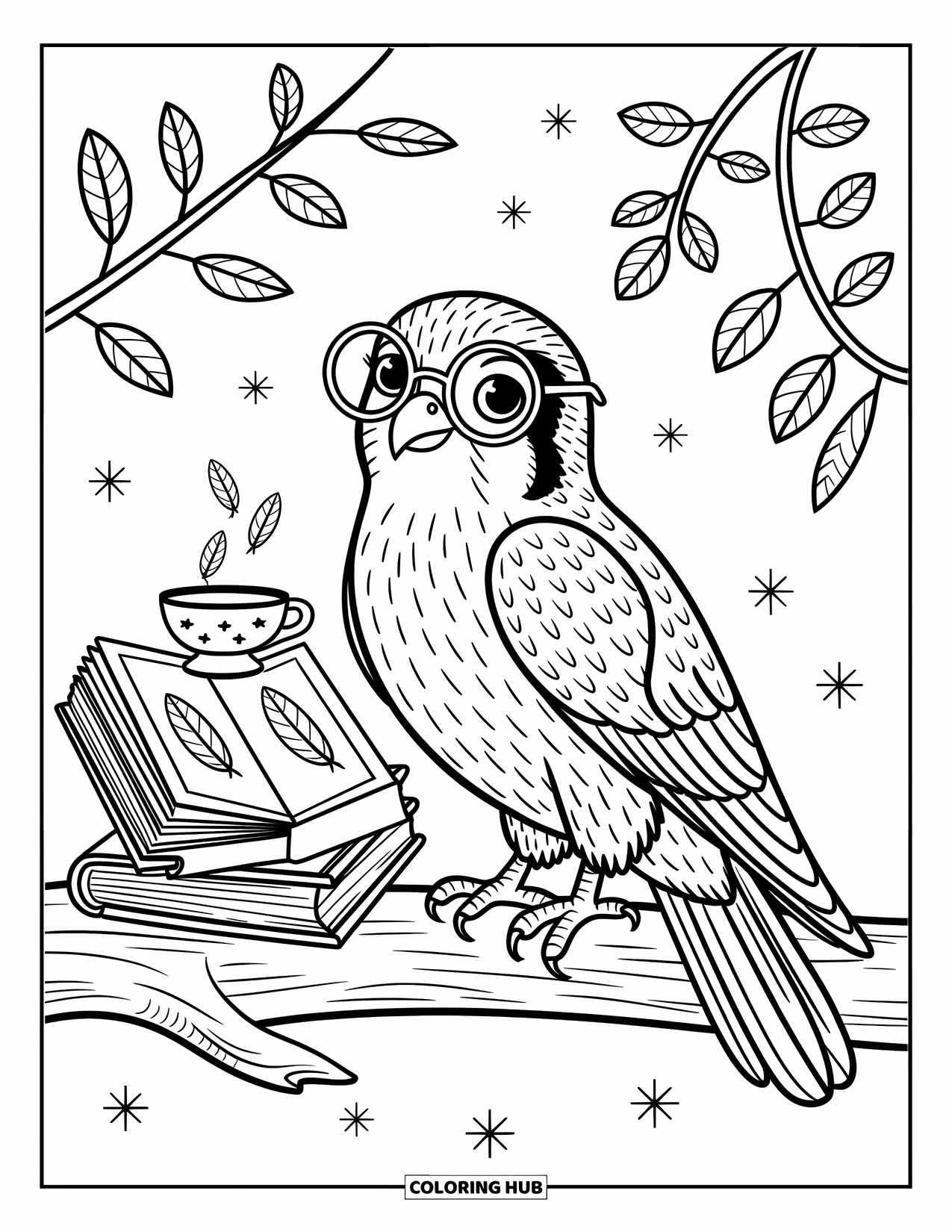 90+ Falcon Coloring Pages for Kids & Adults (Free Printable PDFs)