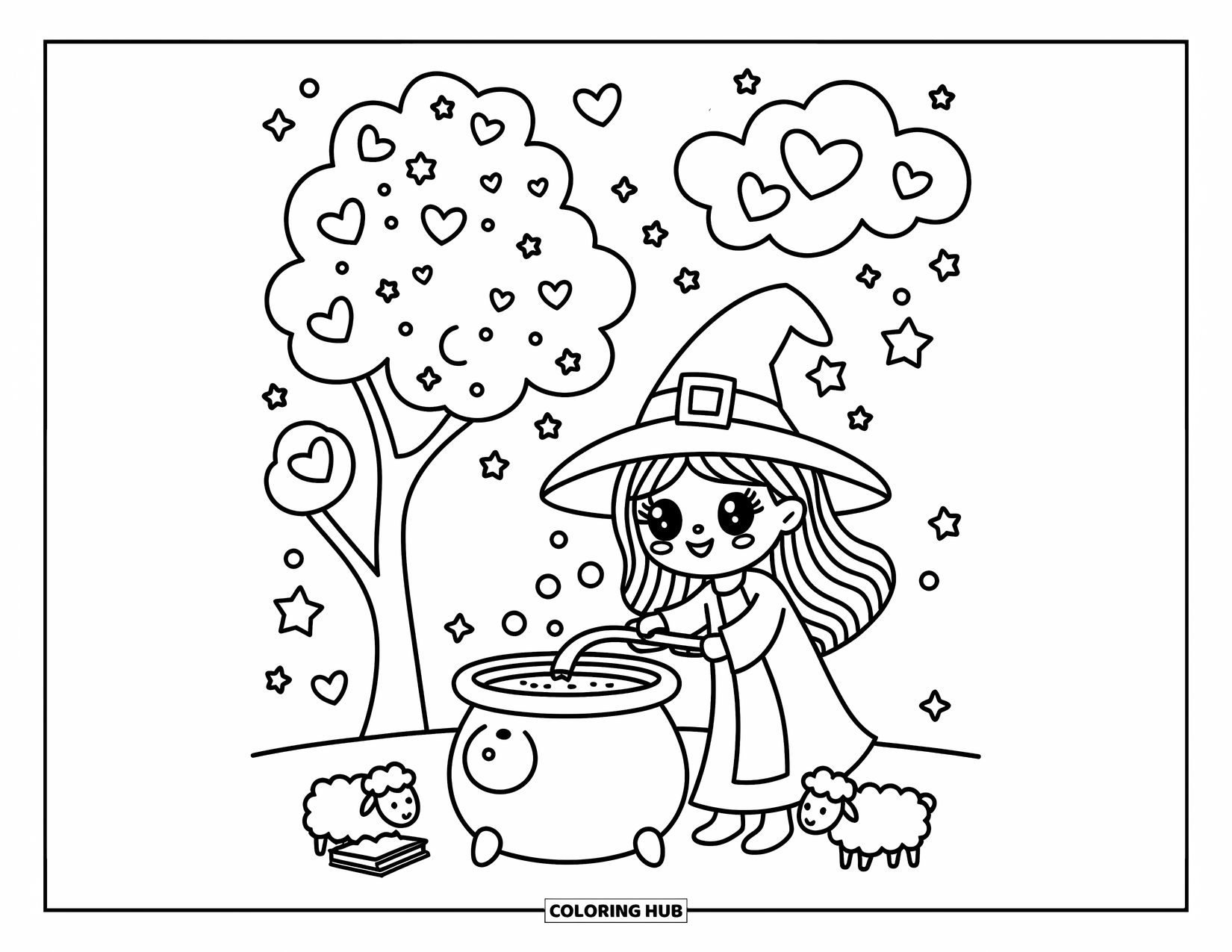 70+ Fantasy Coloring Pages for Kids & Adults (Free Printable PDFs)