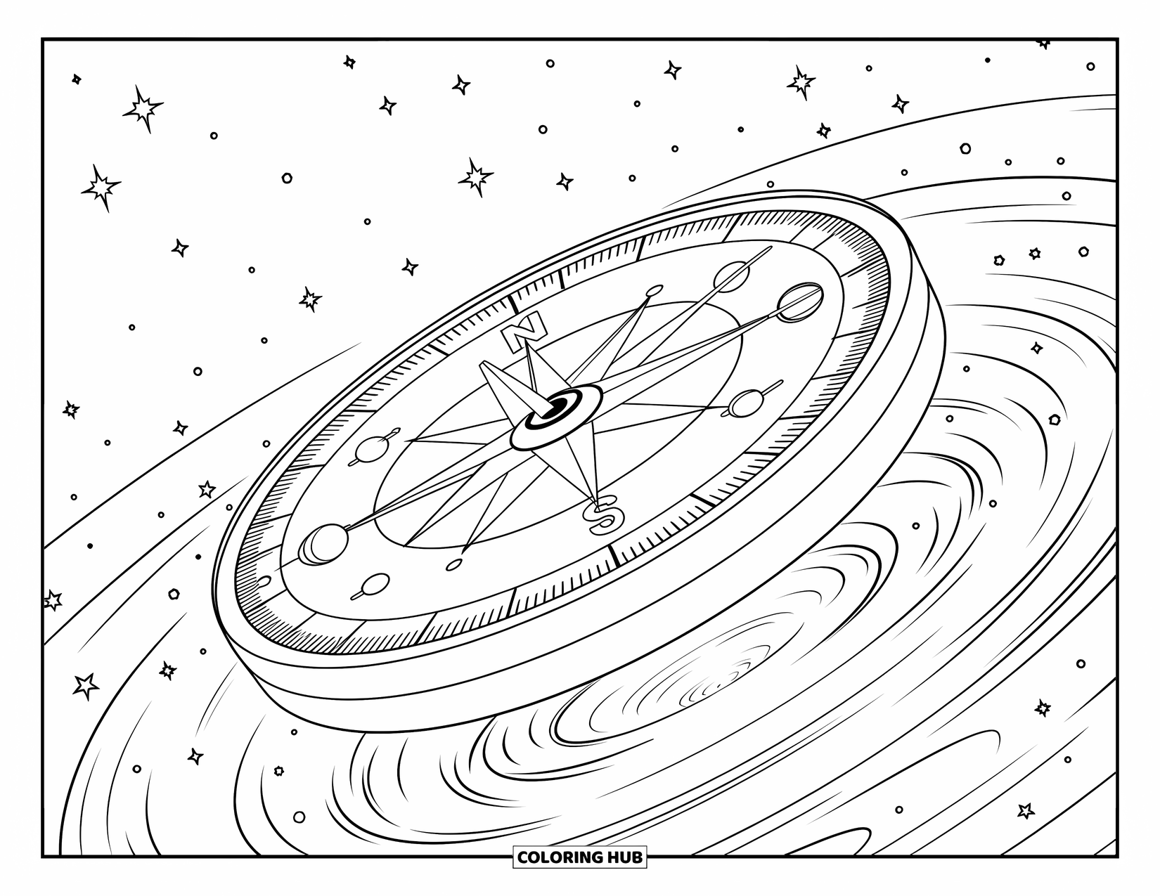 95+ Galaxy Coloring Pages for Kids & Adults (Free Printable PDFs)