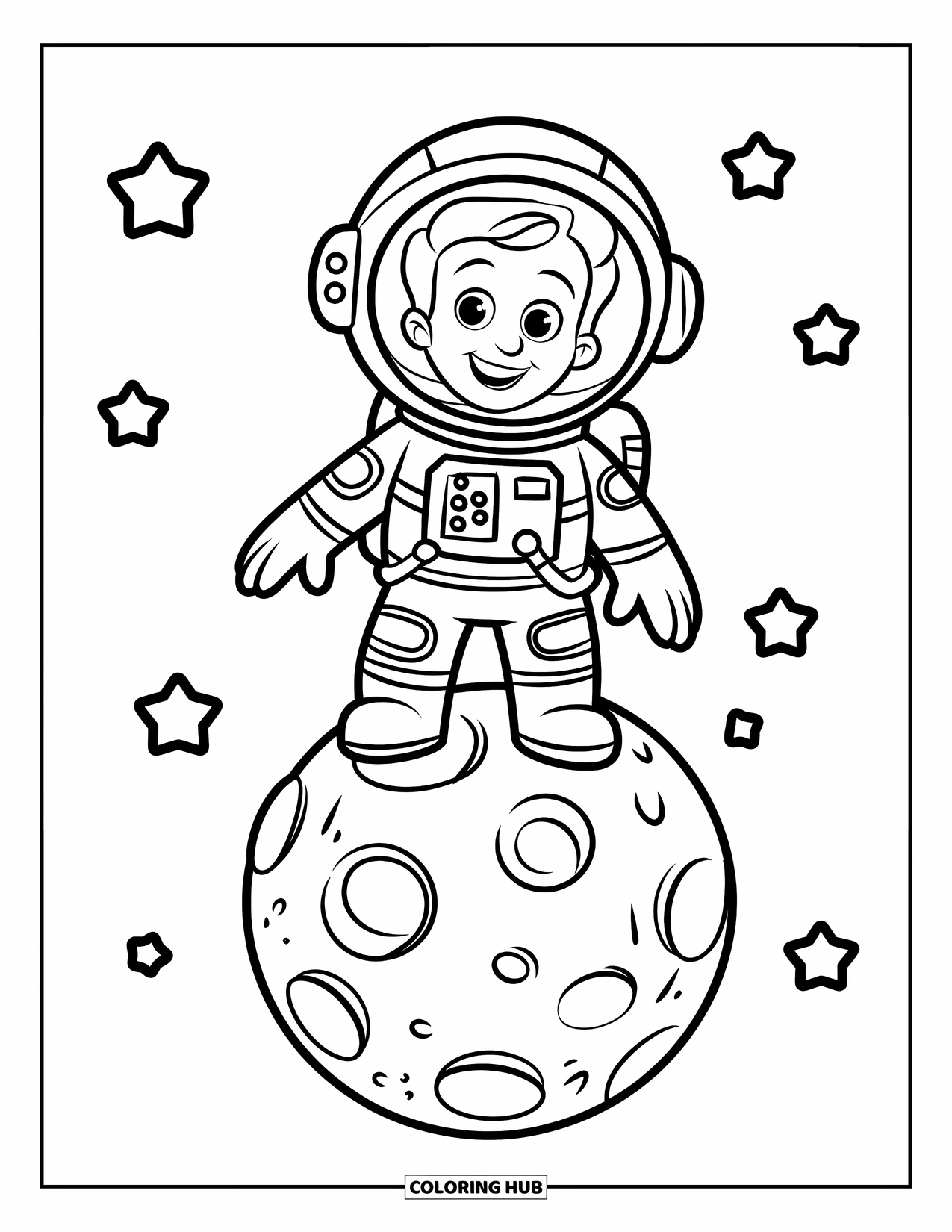 95+ Galaxy Coloring Pages for Kids & Adults (Free Printable PDFs)
