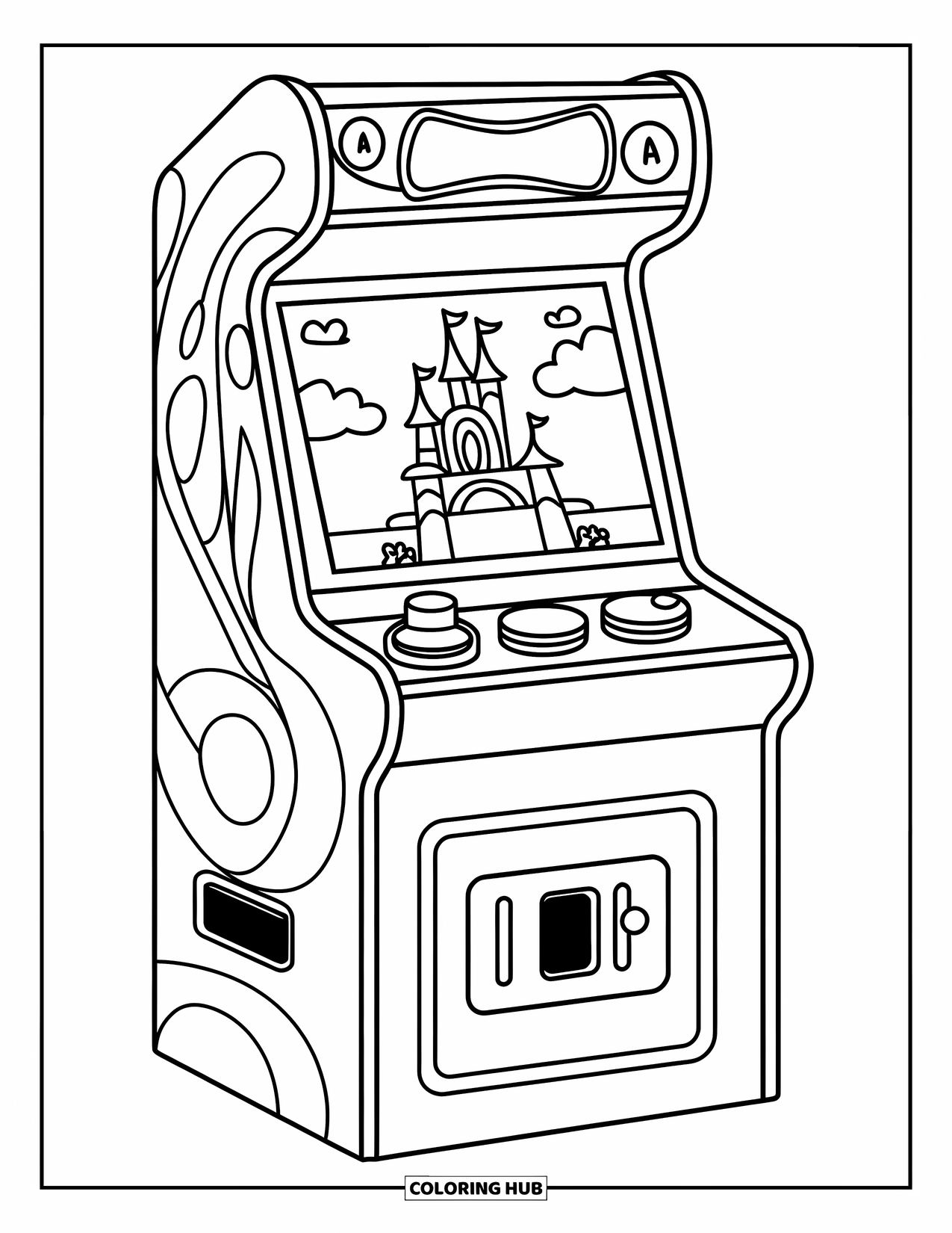 110+ Gaming Coloring Pages for Kids & Adults (Free Printable PDFs)