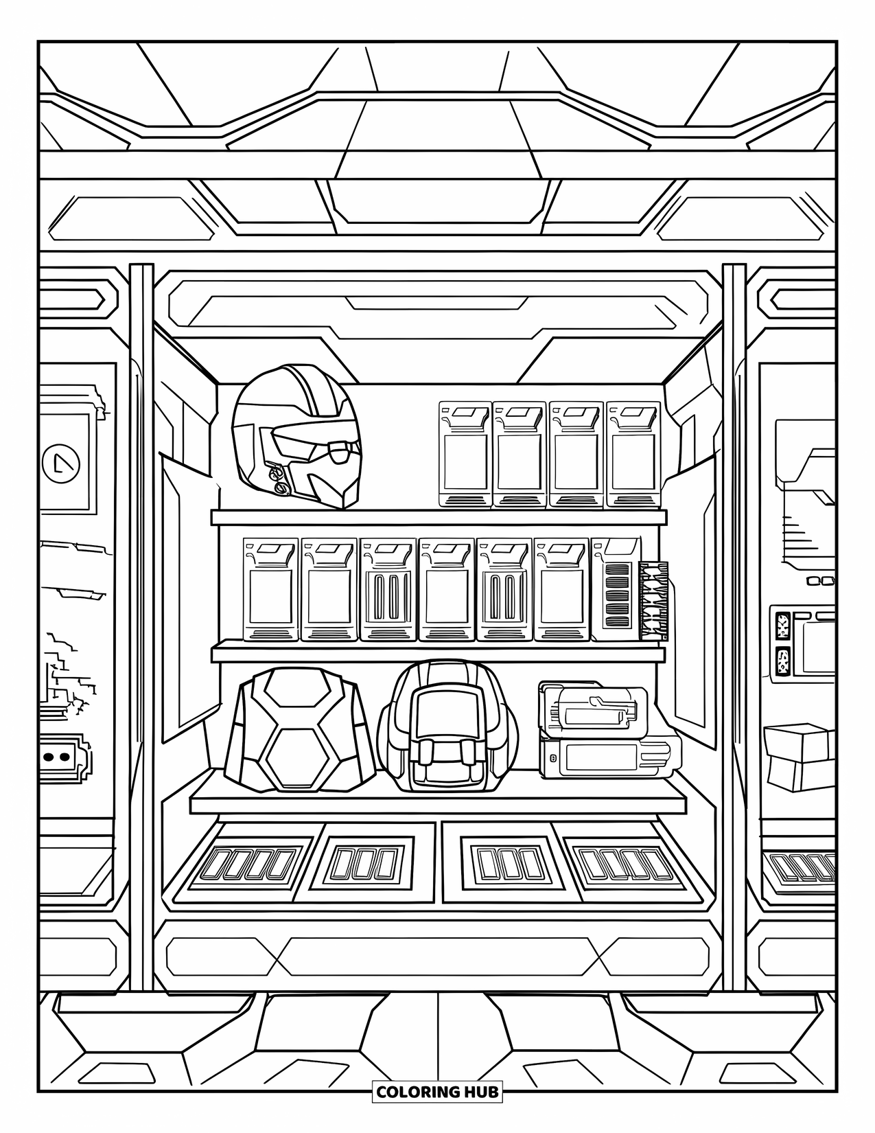 110+ Gaming Coloring Pages for Kids & Adults (Free Printable PDFs)
