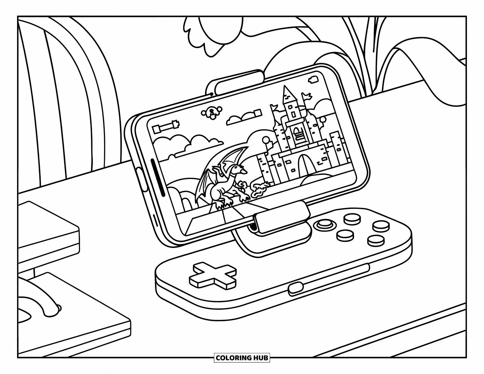110+ Gaming Coloring Pages for Kids & Adults (Free Printable PDFs)