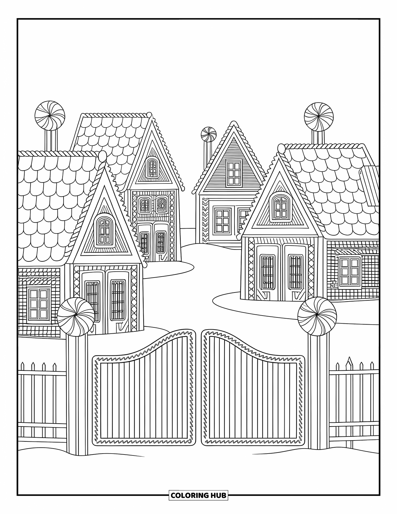 90+ Gingerbread Coloring Pages for Kids & Adults (Free Printable PDFs)