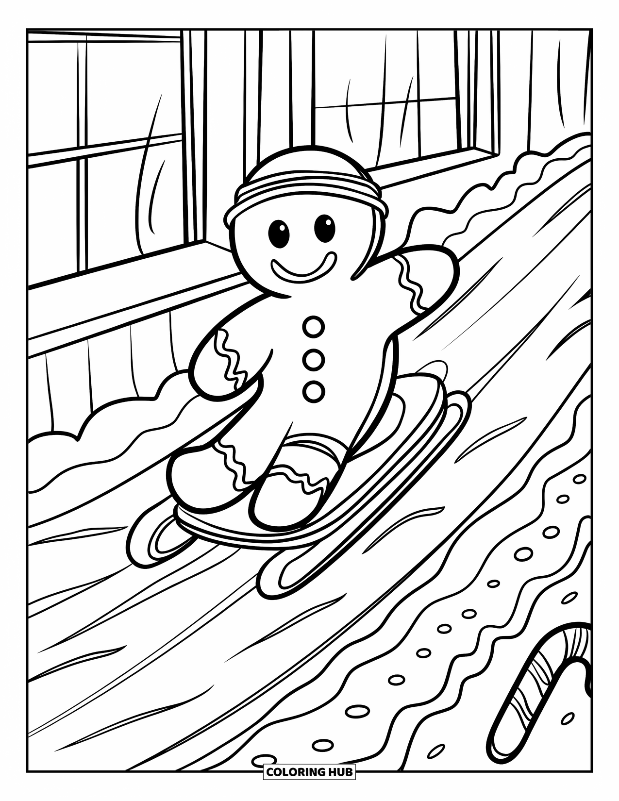 100+ Gingerbread Man Coloring Pages for Kids & Adults (Free Printable PDFs)
