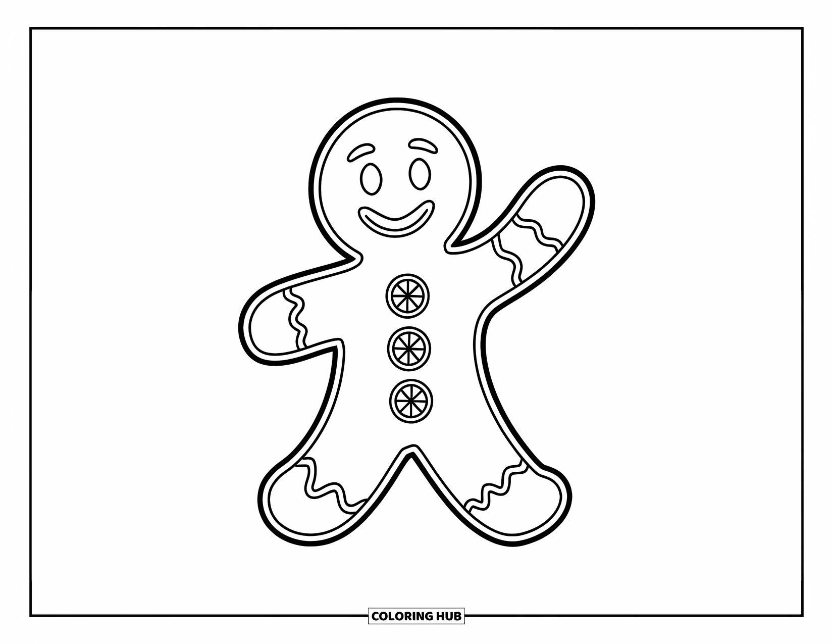100+ Gingerbread Man Coloring Pages for Kids & Adults (Free Printable PDFs)
