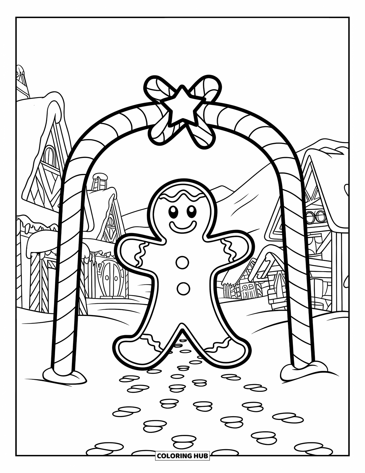100+ Gingerbread Man Coloring Pages for Kids & Adults (Free Printable PDFs)