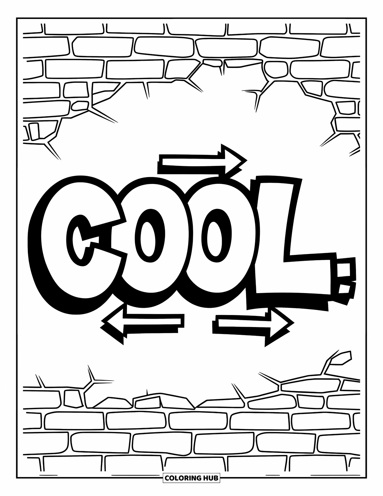 85+ Graffiti Coloring Pages for Kids & Adults (Free Printable PDFs)