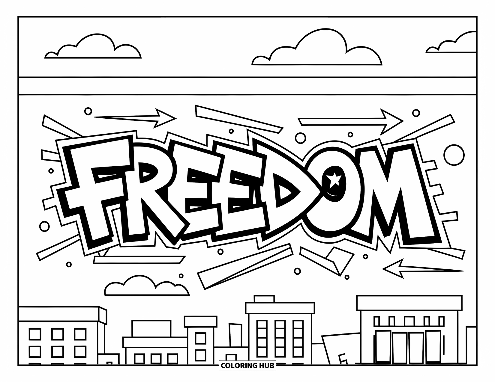 85+ Graffiti Coloring Pages for Kids & Adults (Free Printable PDFs)
