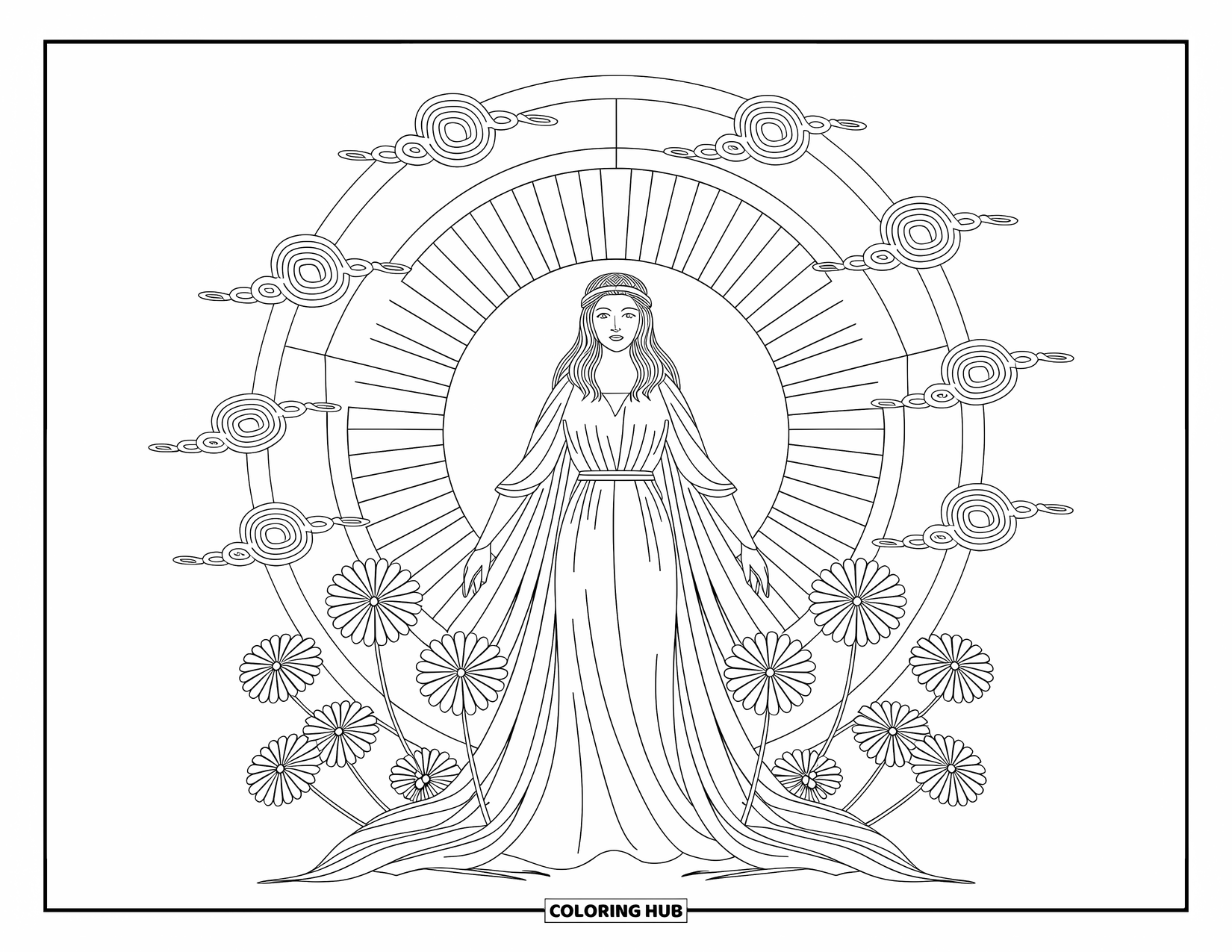 95+ Greek Mythology Coloring Pages for Kids & Adults (Free Printable PDFs)