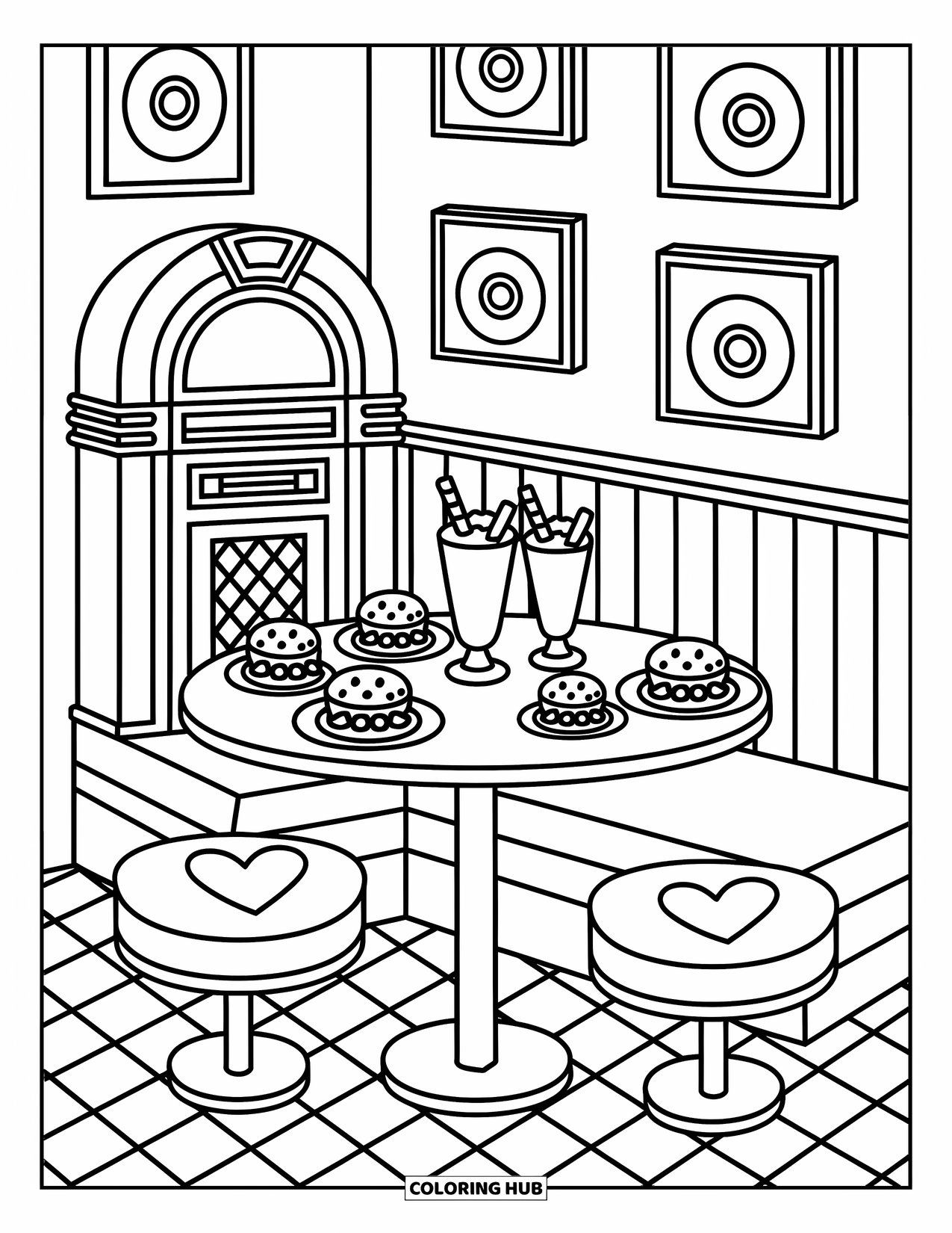 100+ Groovy Coloring Pages for Kids & Adults (Free Printable PDFs)