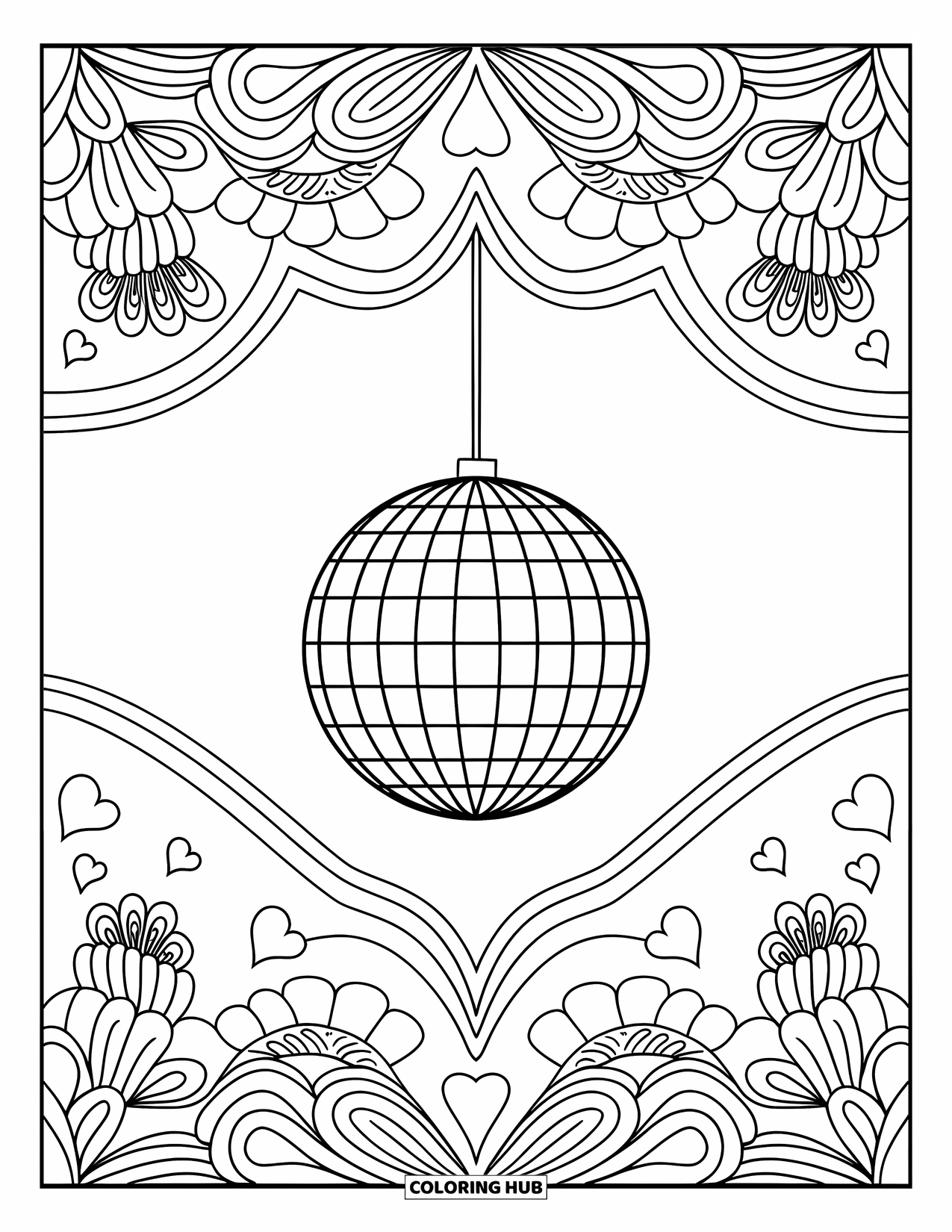 100+ Groovy Coloring Pages for Kids & Adults (Free Printable PDFs)