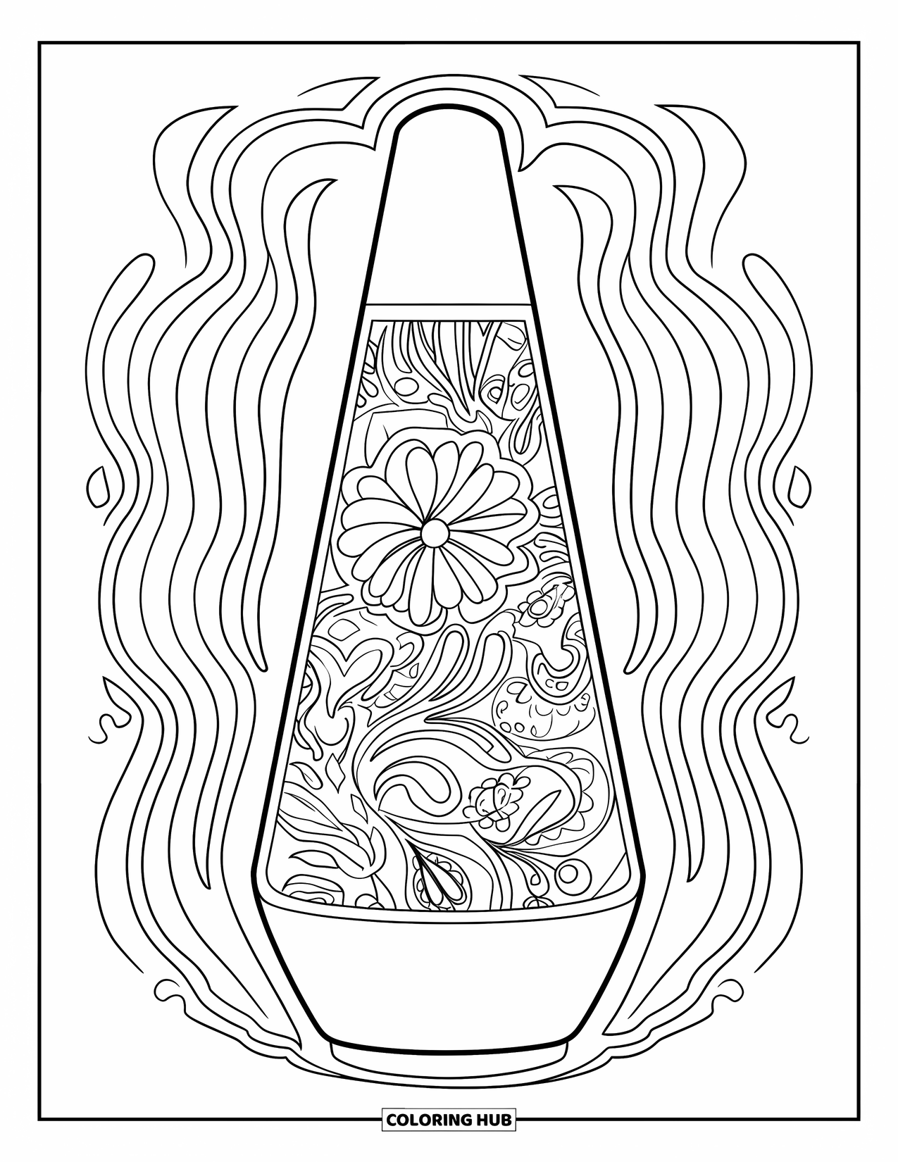 100+ Groovy Coloring Pages for Kids & Adults (Free Printable PDFs)
