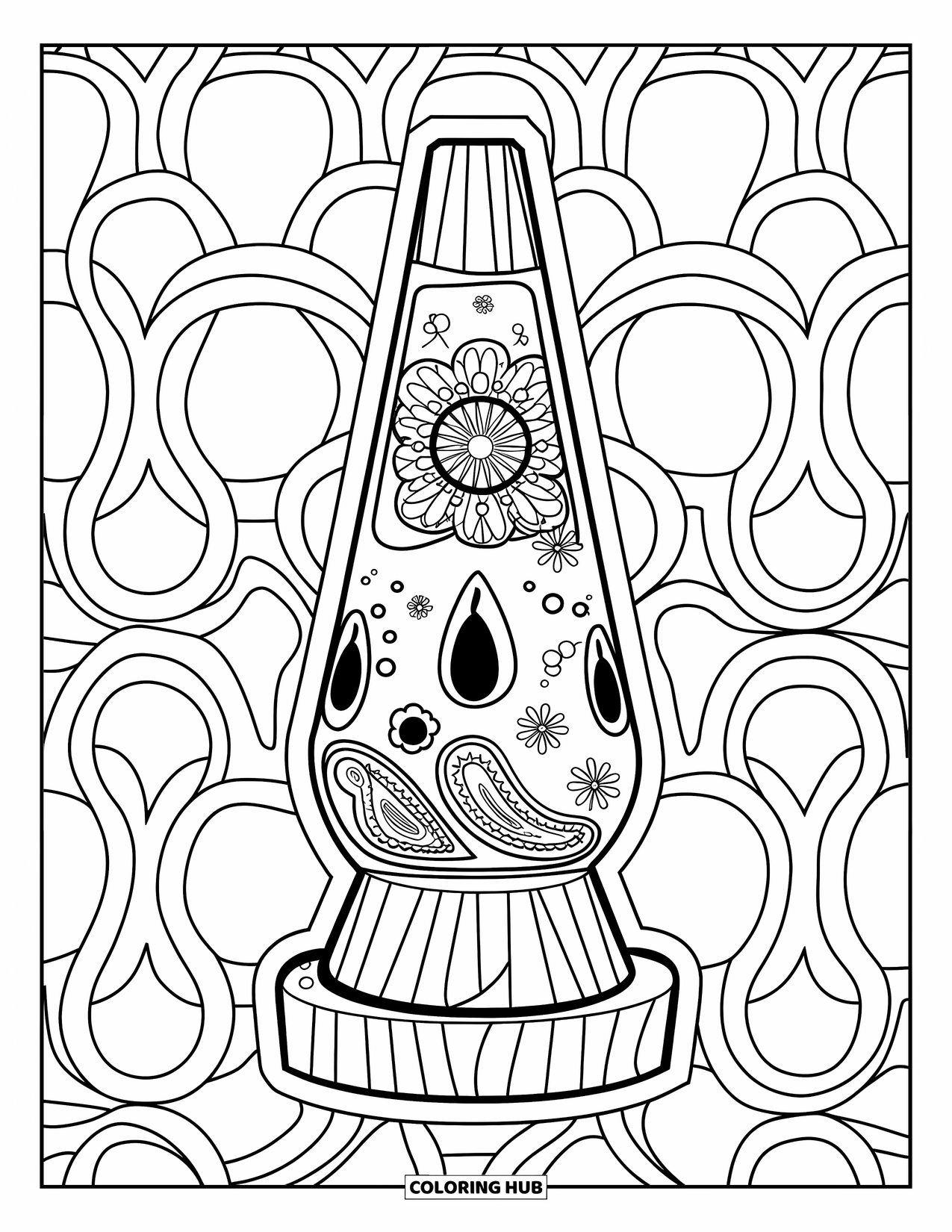 100+ Groovy Coloring Pages for Kids & Adults (Free Printable PDFs)