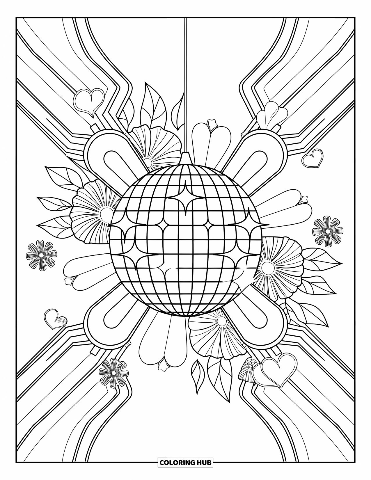 100+ Groovy Coloring Pages for Kids & Adults (Free Printable PDFs)