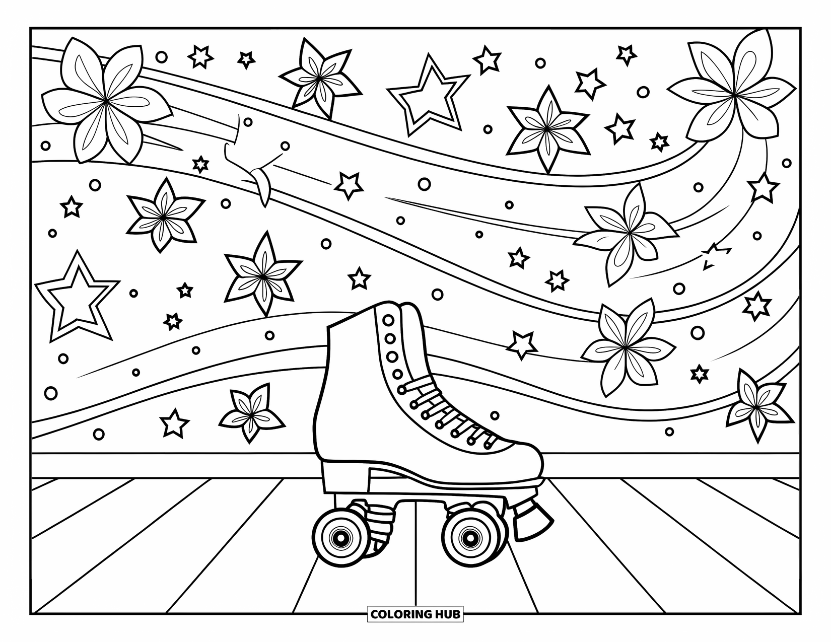 100+ Groovy Coloring Pages for Kids & Adults (Free Printable PDFs)