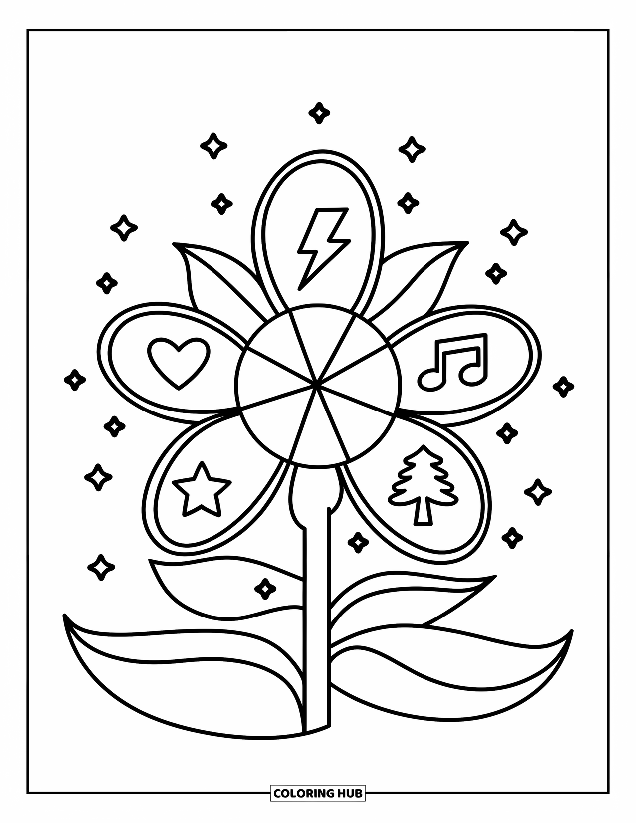 100+ Groovy Coloring Pages for Kids & Adults (Free Printable PDFs)