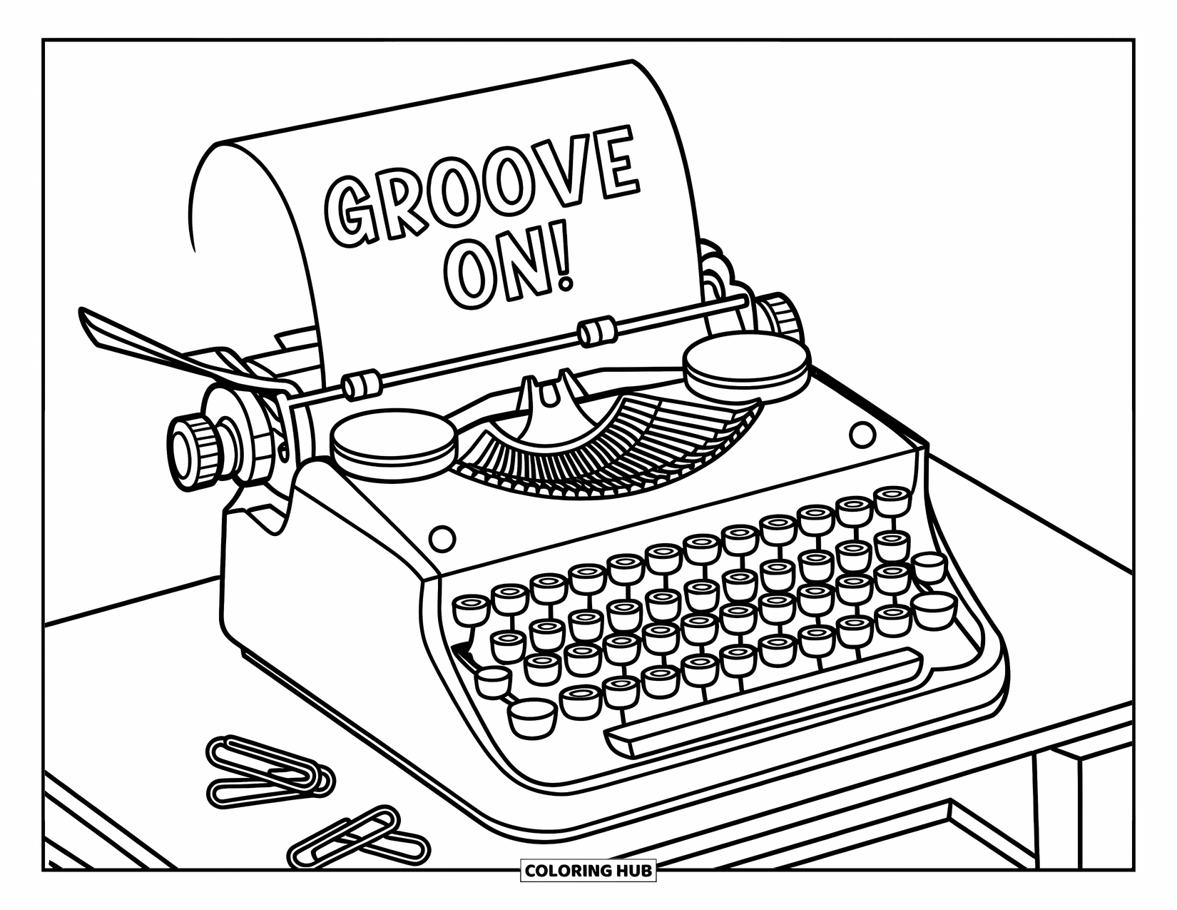 100+ Groovy Coloring Pages for Kids & Adults (Free Printable PDFs)
