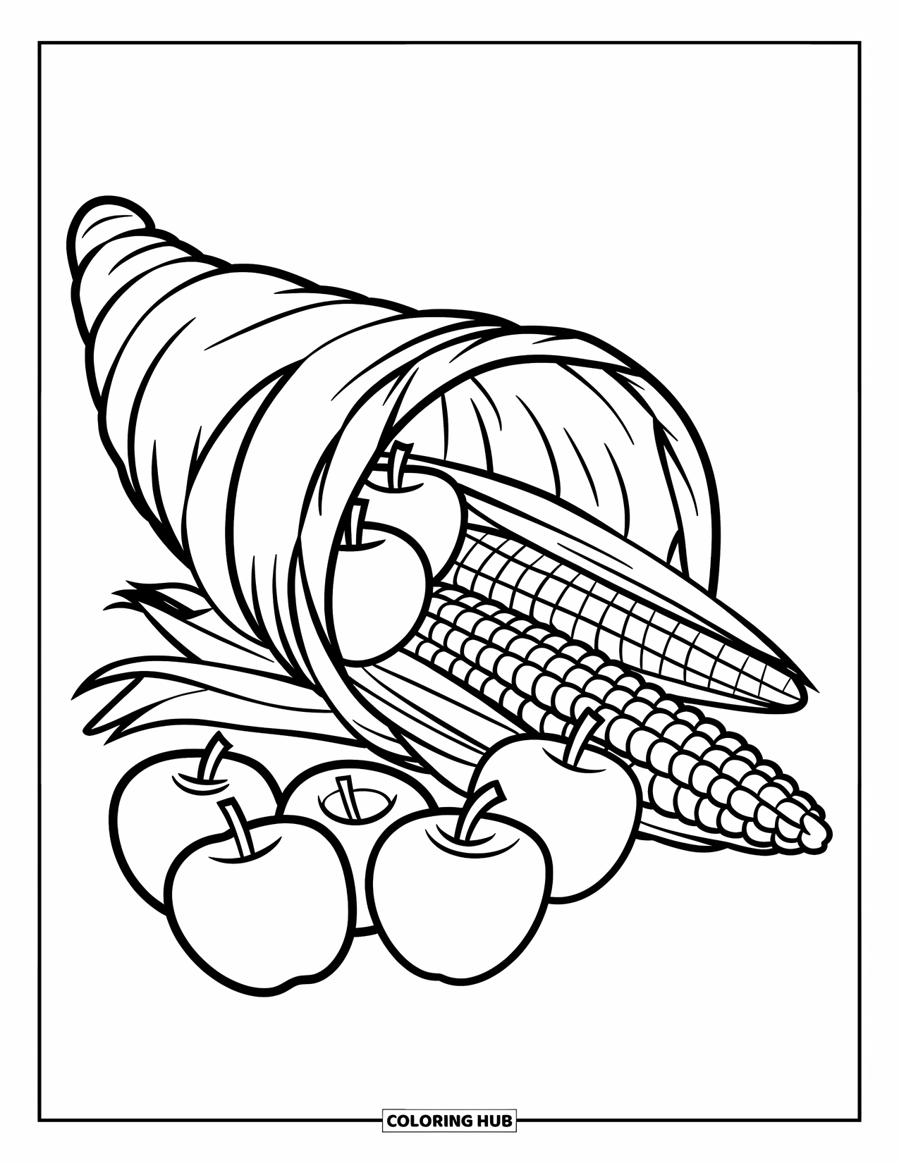 100+ Happy Thanksgiving Coloring Pages for Kids & Adults (Free ...