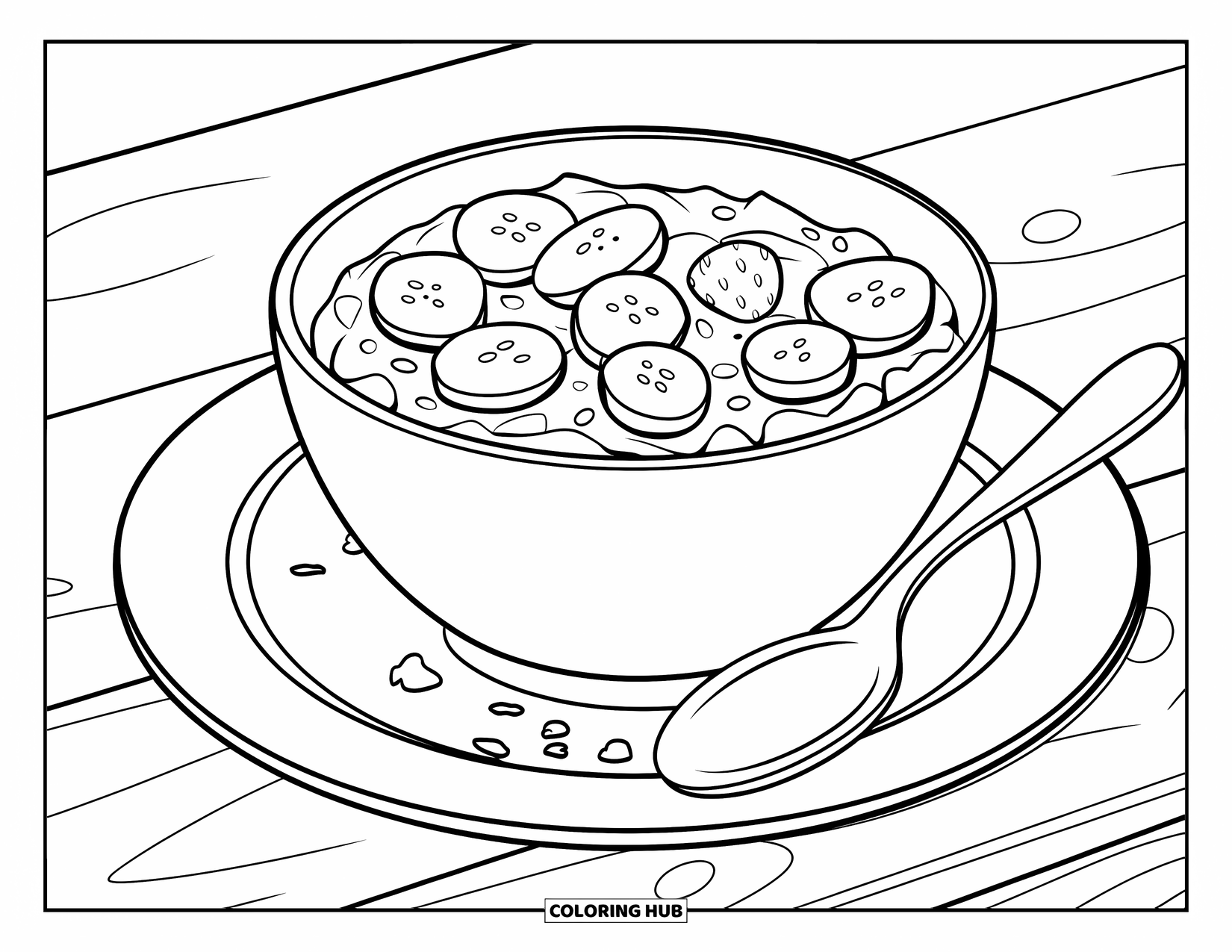 110+ Healthy Food Coloring Pages for Kids & Adults (Free Printable PDFs)
