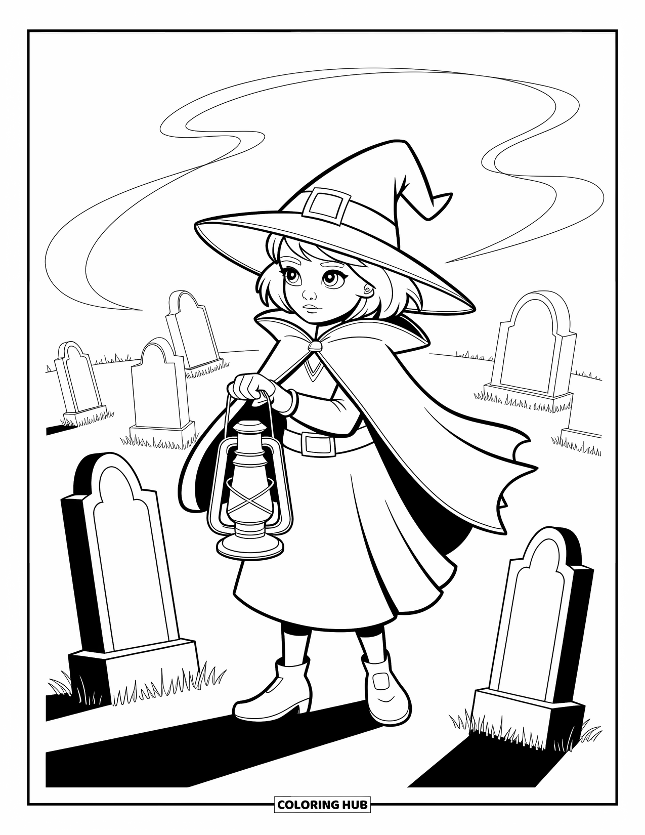 115+ Horror Coloring Pages for Kids & Adults (Free Printable PDFs)